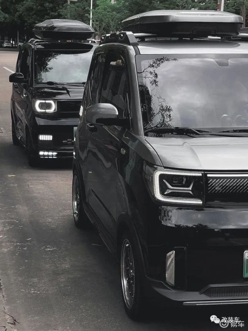 黑武士五菱宏光MINIEV GB领衔，迷你小车也如此酷帅_易车
