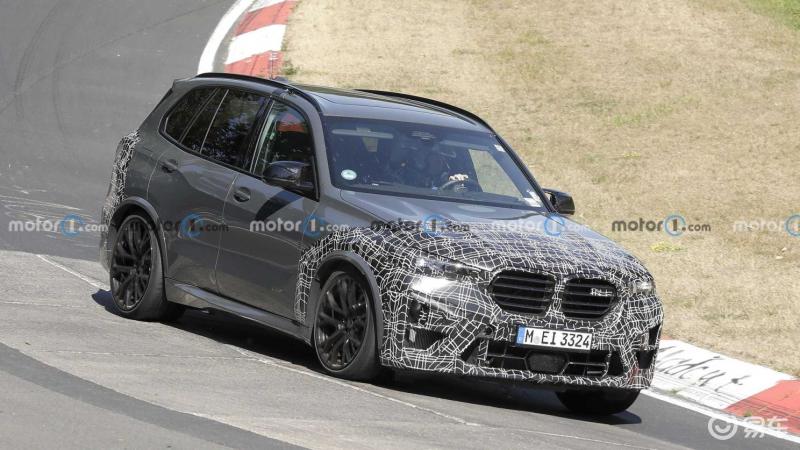 新款宝马X5 M谍照曝光 搭载4.4T V8发动机_易车