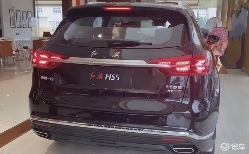 全新红旗HS5实车曝光，换装红旗H9同款前脸，气场更强_易车