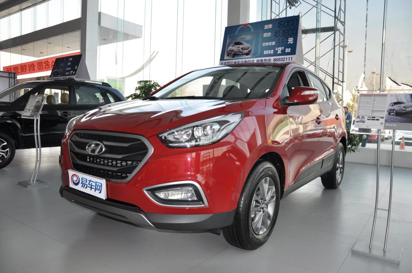 【现代ix352.0L GL 自动 两驱 舒适型 国IV侧前45度车头向左水平图片-汽车图片大全】-易车