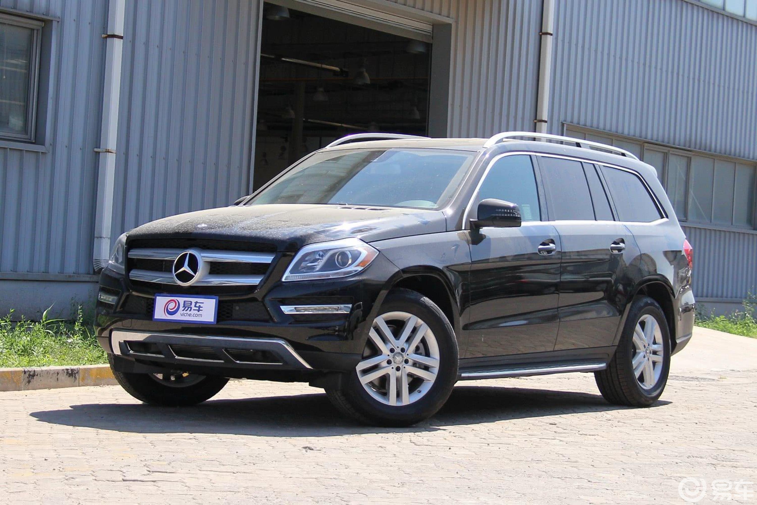 【奔驰GL级GL450 4MATIC 美规版侧前45度车头向左水平图片-汽车图片大全】-易车