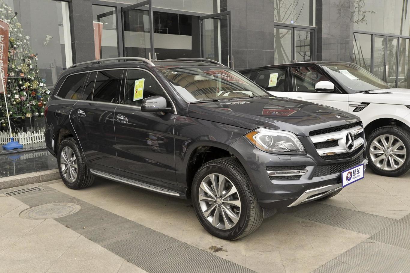 【奔驰GL级GL450 4MATIC 美规版侧前45度车头向右水平图片-汽车图片大全】-易车