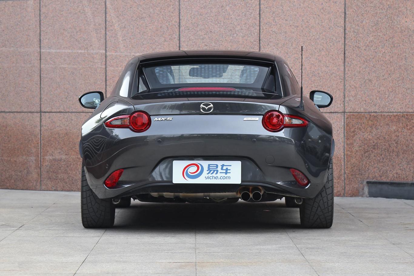 【马自达MX-5RF 2.0L 铂钢灰正后水平图片-汽车图片大全】-易车
