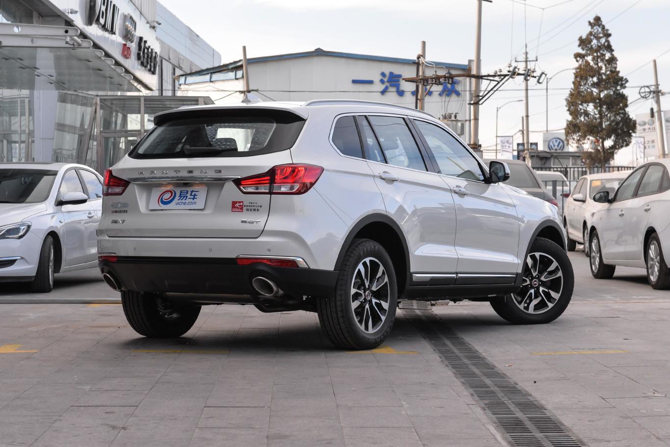 【汉腾X7X7S 2.0T 双离合 尊享版 国V侧后45度车头向右水平图片-汽车图片大全】-易车