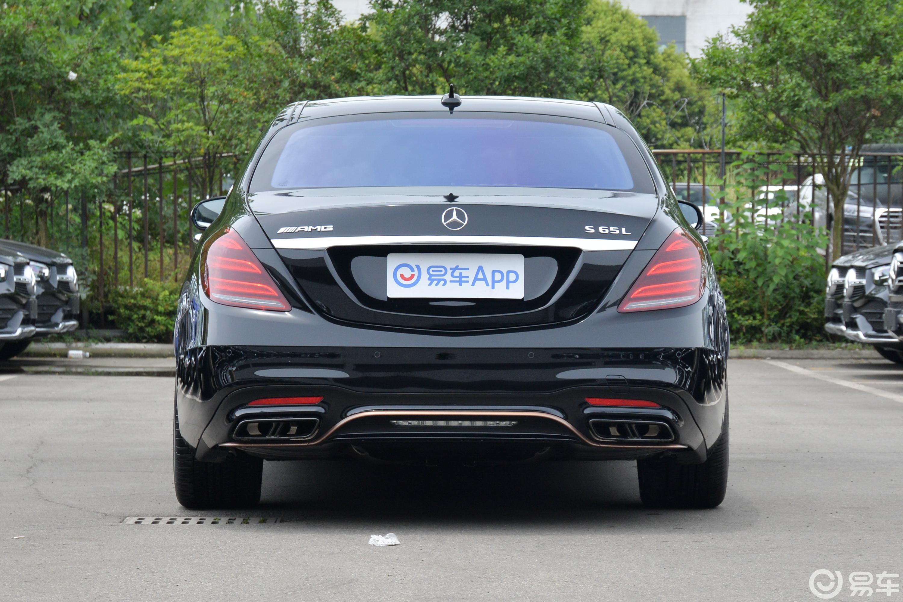 【奔驰S级 AMGS 65 L 典藏版正后水平图片-汽车图片大全】-易车