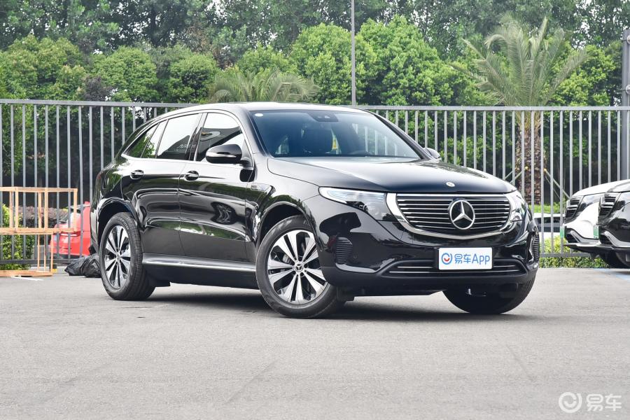 【奔驰EQC2020款EQC 350 4MATIC侧前45度车头向右水平汽车图片-汽车图片大全】-易车