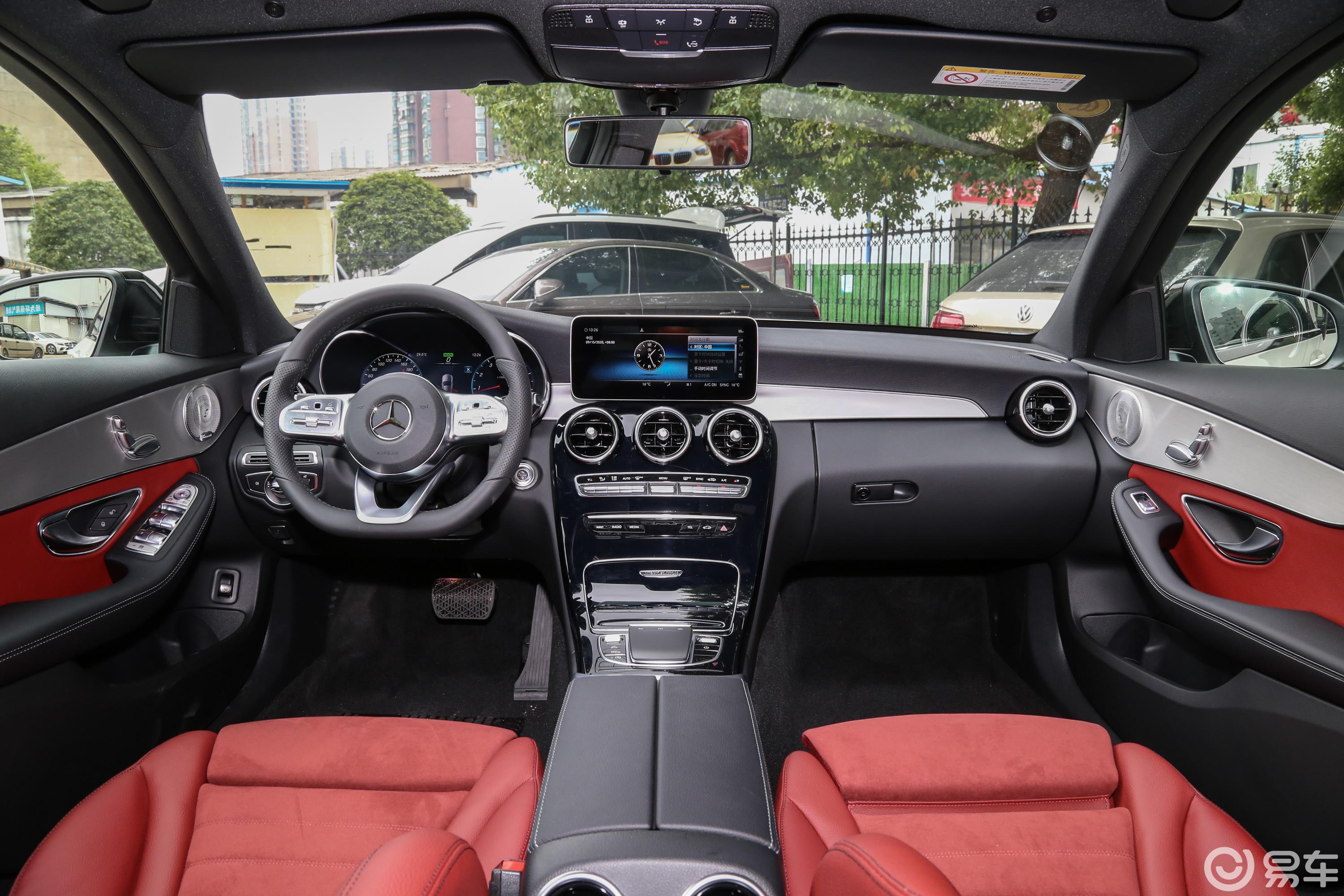 【奔驰C级C 260 星耀臻藏版内饰全景正拍图片-汽车图片大全】-易车