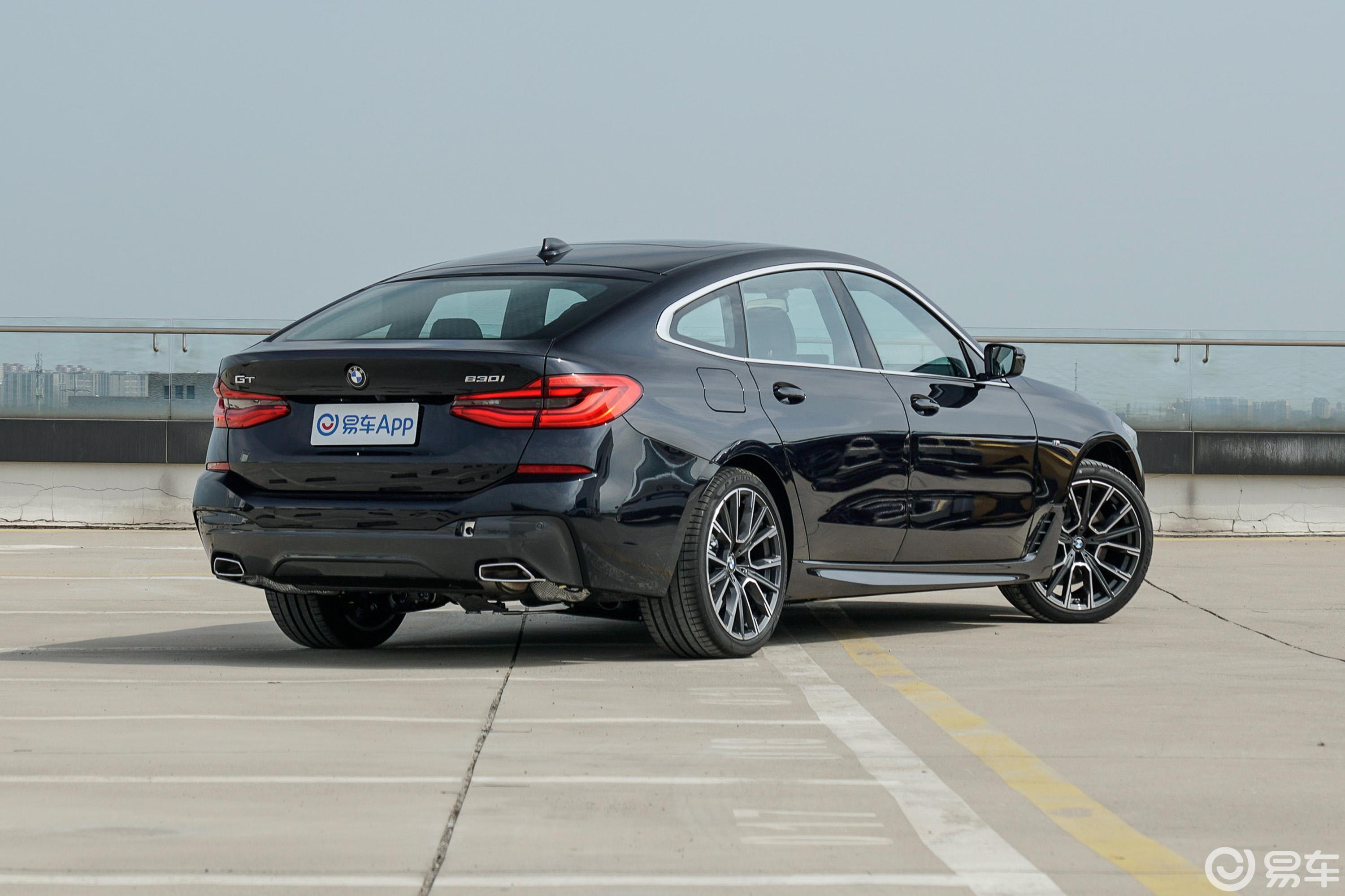 【宝马6系GT630i M运动大旅行家版侧后45度车头向右水平图片-汽车图片大全】-易车