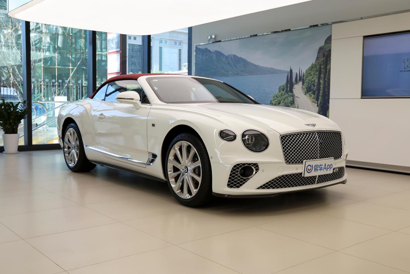 【欧陆GT 4.0T V8 敞篷版侧前45度车头向右水平图片-汽车图片大全】-易车