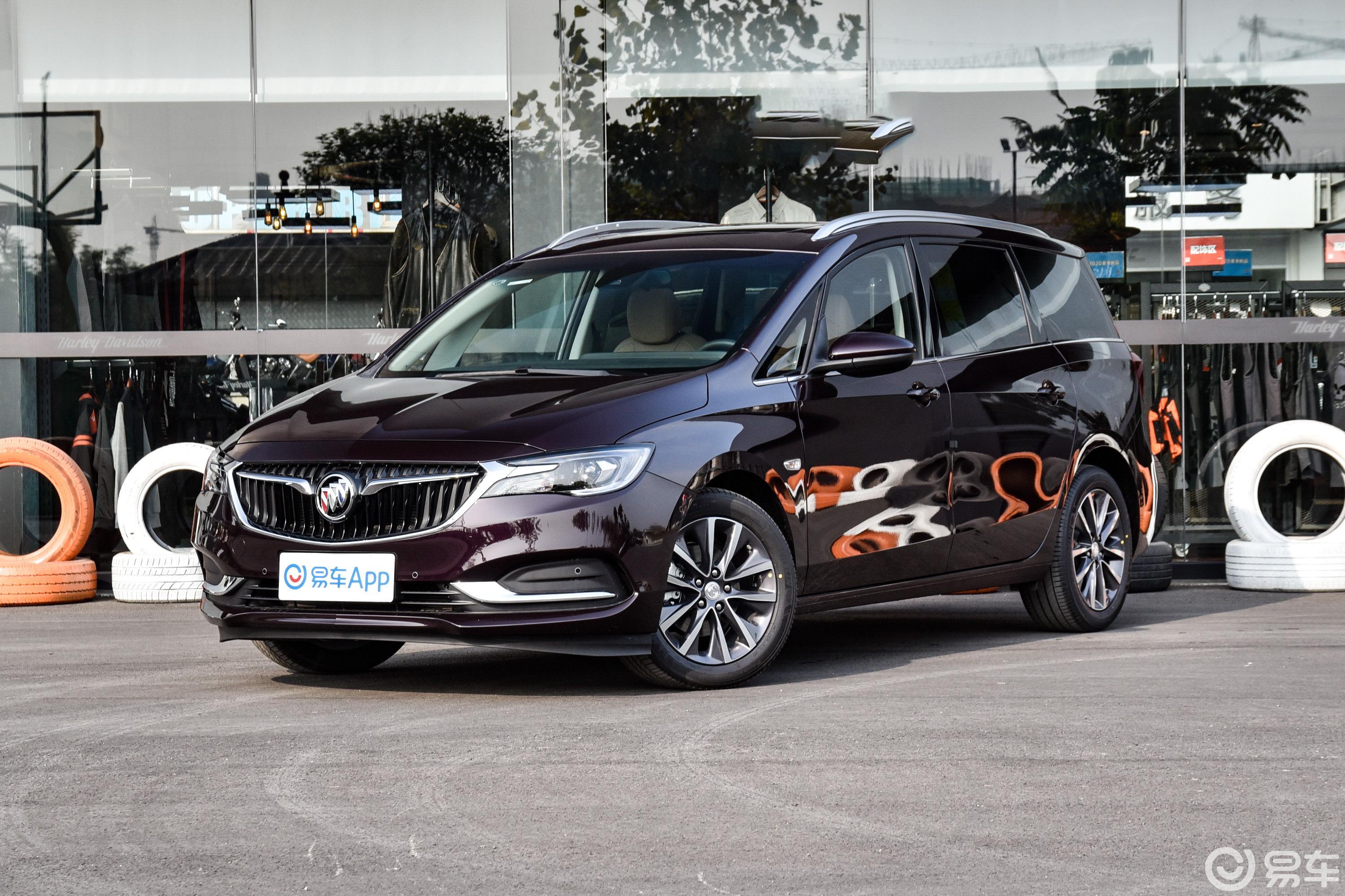 【别克GL6轻混 323T 互联尊贵型侧前45度车头向左水平图片-汽车图片大全】-易车