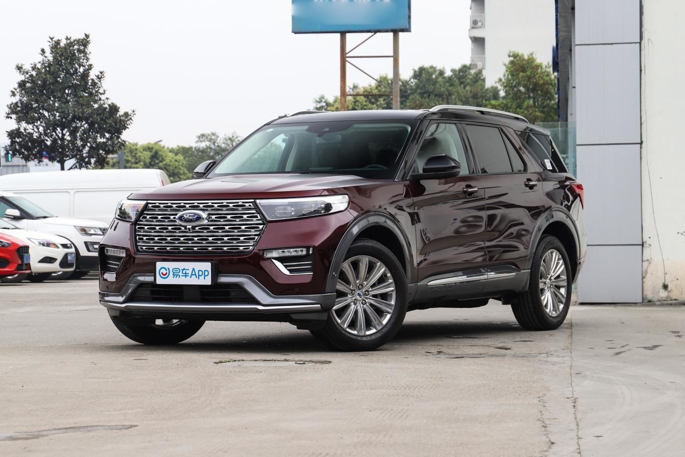 【探险者EcoBoost 285 四驱钛金版 6座侧前45度车头向左水平图片-汽车图片大全】-易车