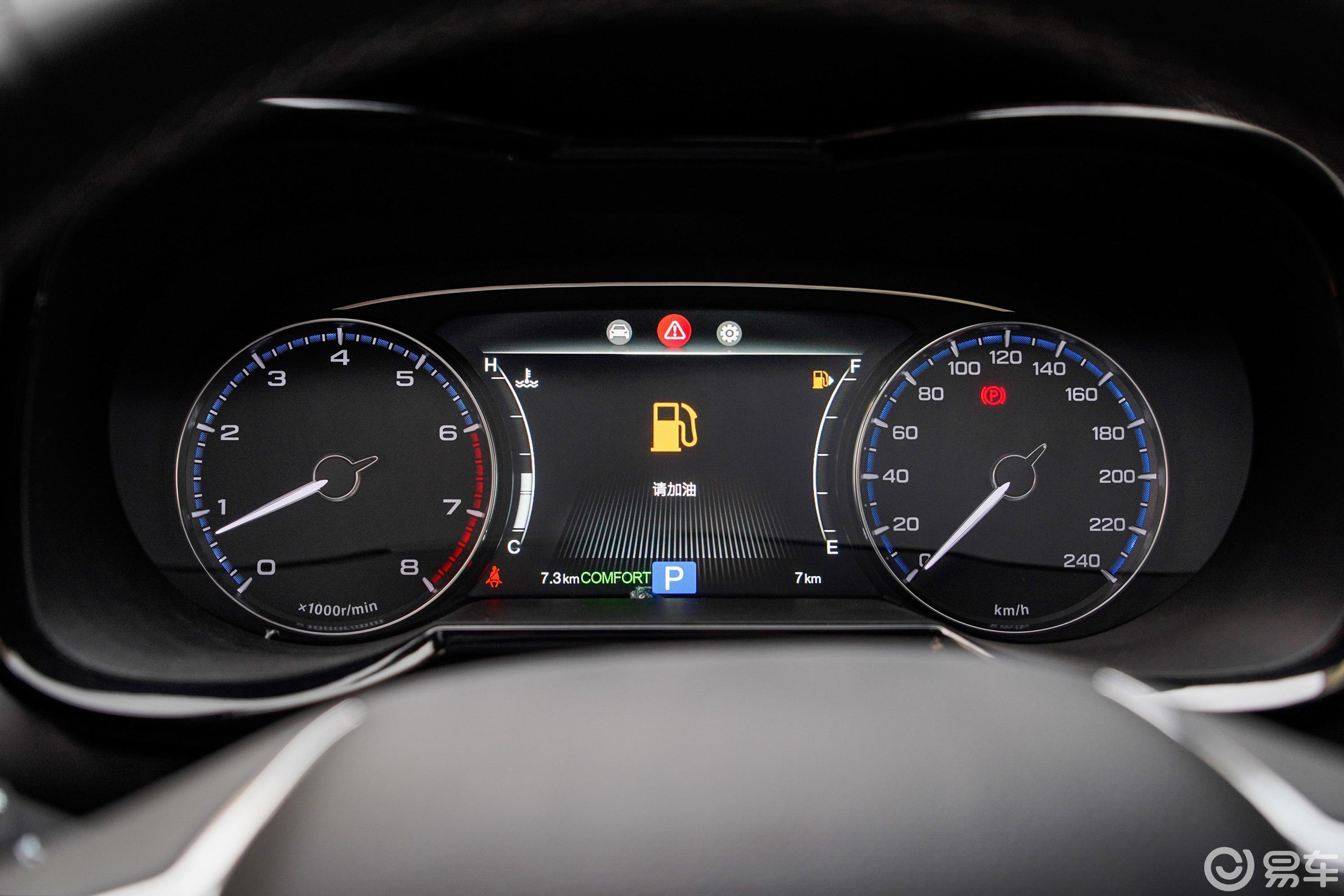 【传祺GS8390T 两驱 豪华版 5座仪表盘图片-汽车图片大全】-易车