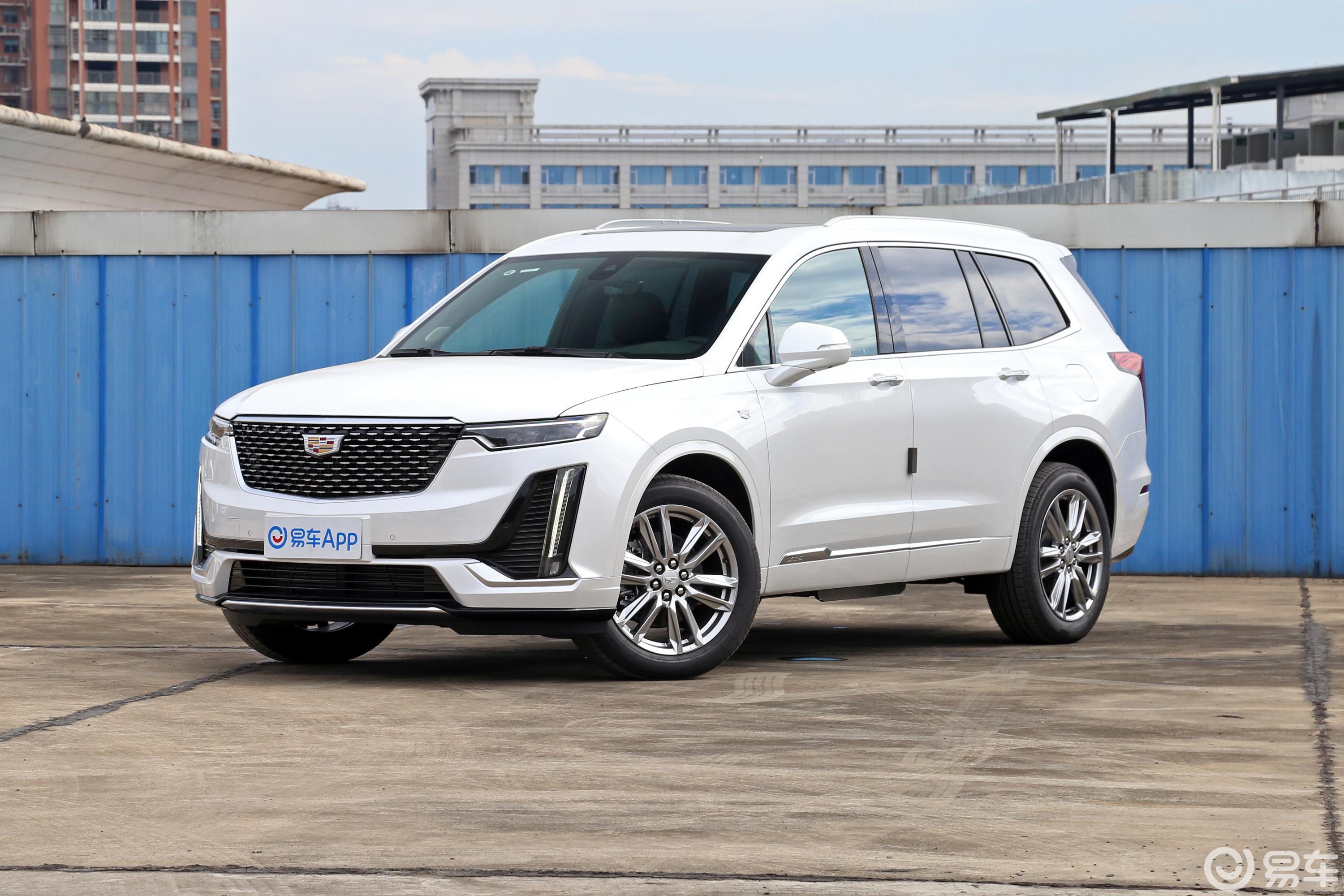 【凯迪拉克XT6轻混 2.0T 四驱豪华型 6座侧前45度车头向左水平图片-汽车图片大全】-易车