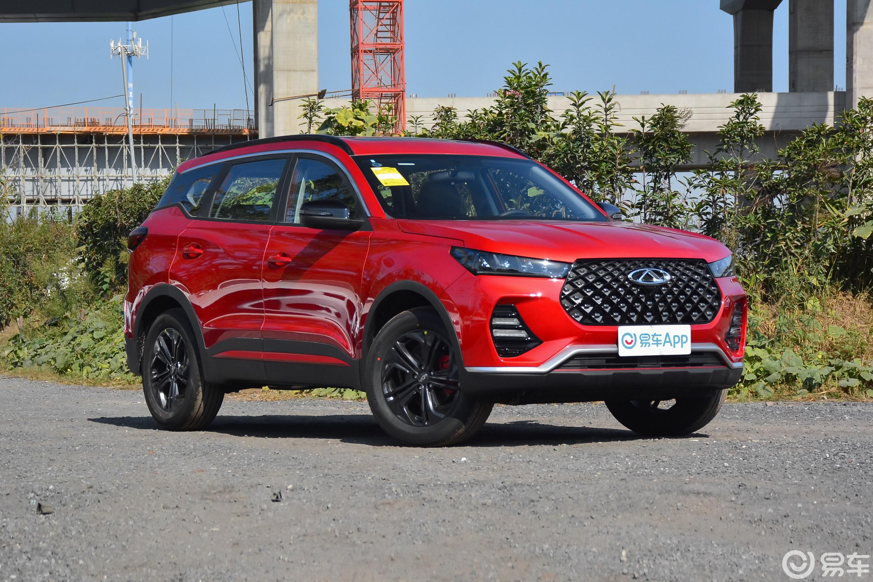 【瑞虎7超能版 1.5T CVT超能勇士侧前45度车头向右水平图片-汽车图片大全】-易车