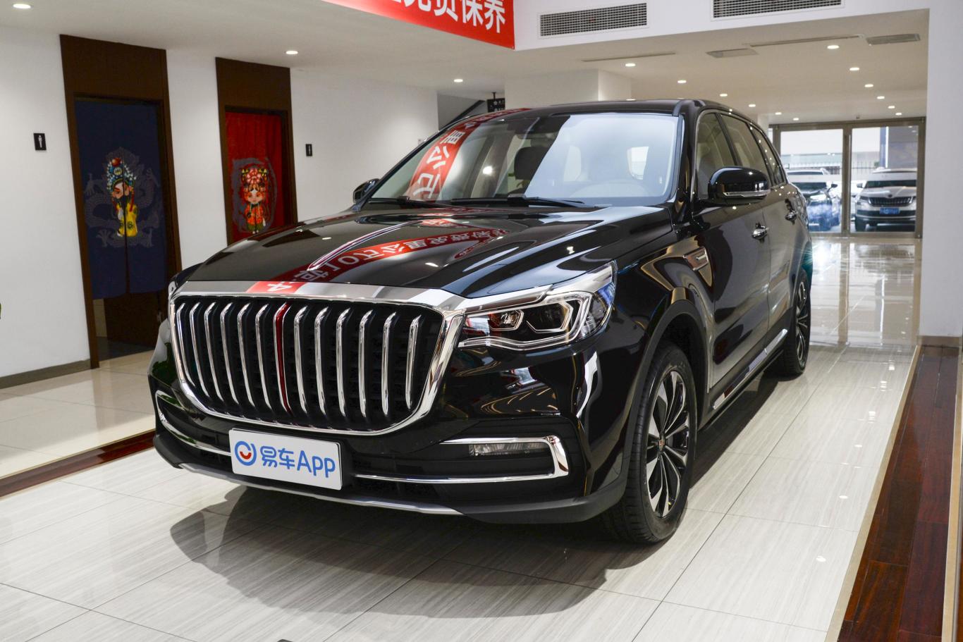 【红旗HS72.0T 双离合 两驱 智联旗悦版侧前45度车头向左水平图片-汽车图片大全】-易车