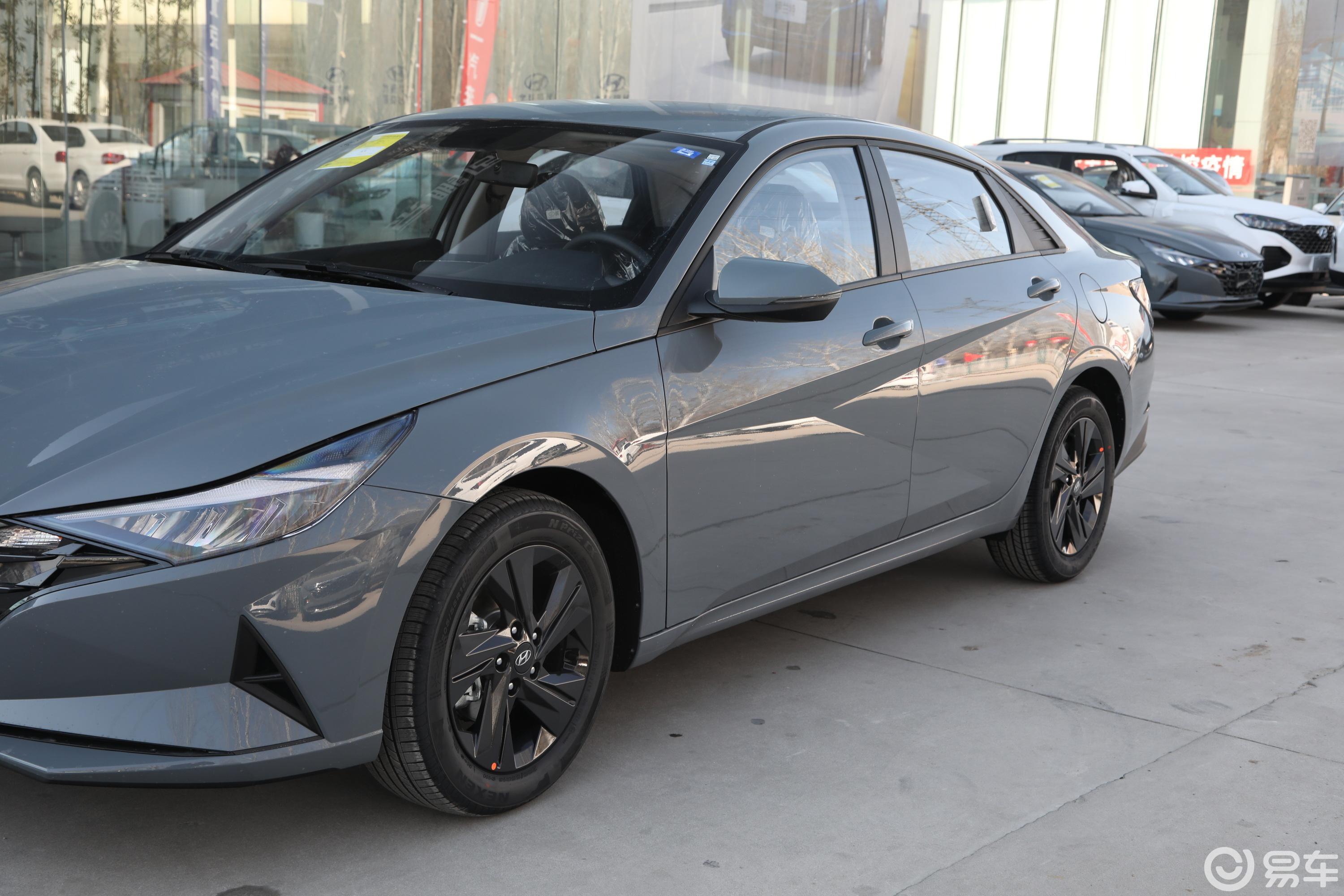 【伊兰特1.5L CVT领先版外观细节图片-汽车图片大全】-易车