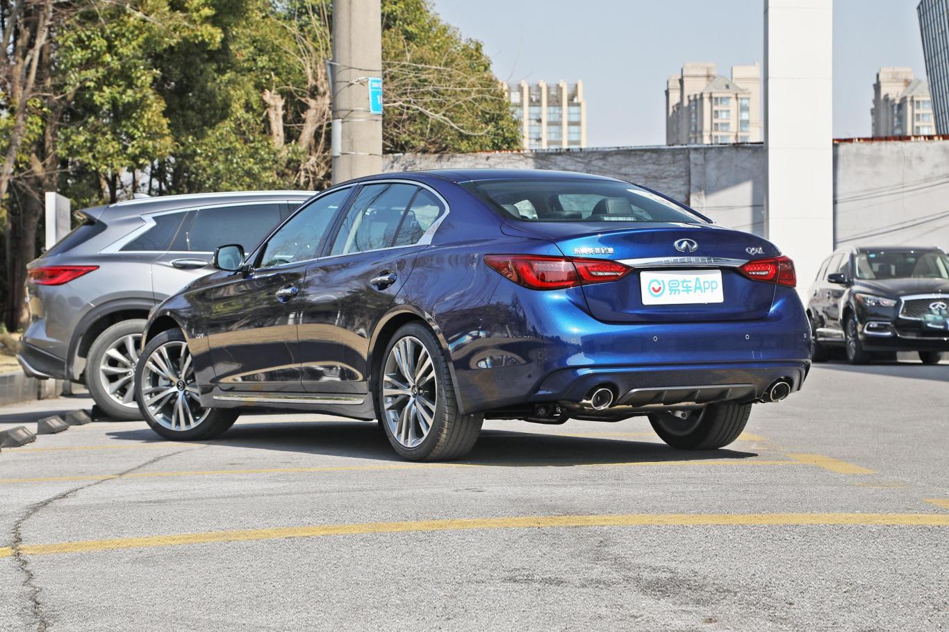 【英菲尼迪Q50L2.0T 逸享版侧后45度车头向左水平图片-汽车图片大全】-易车