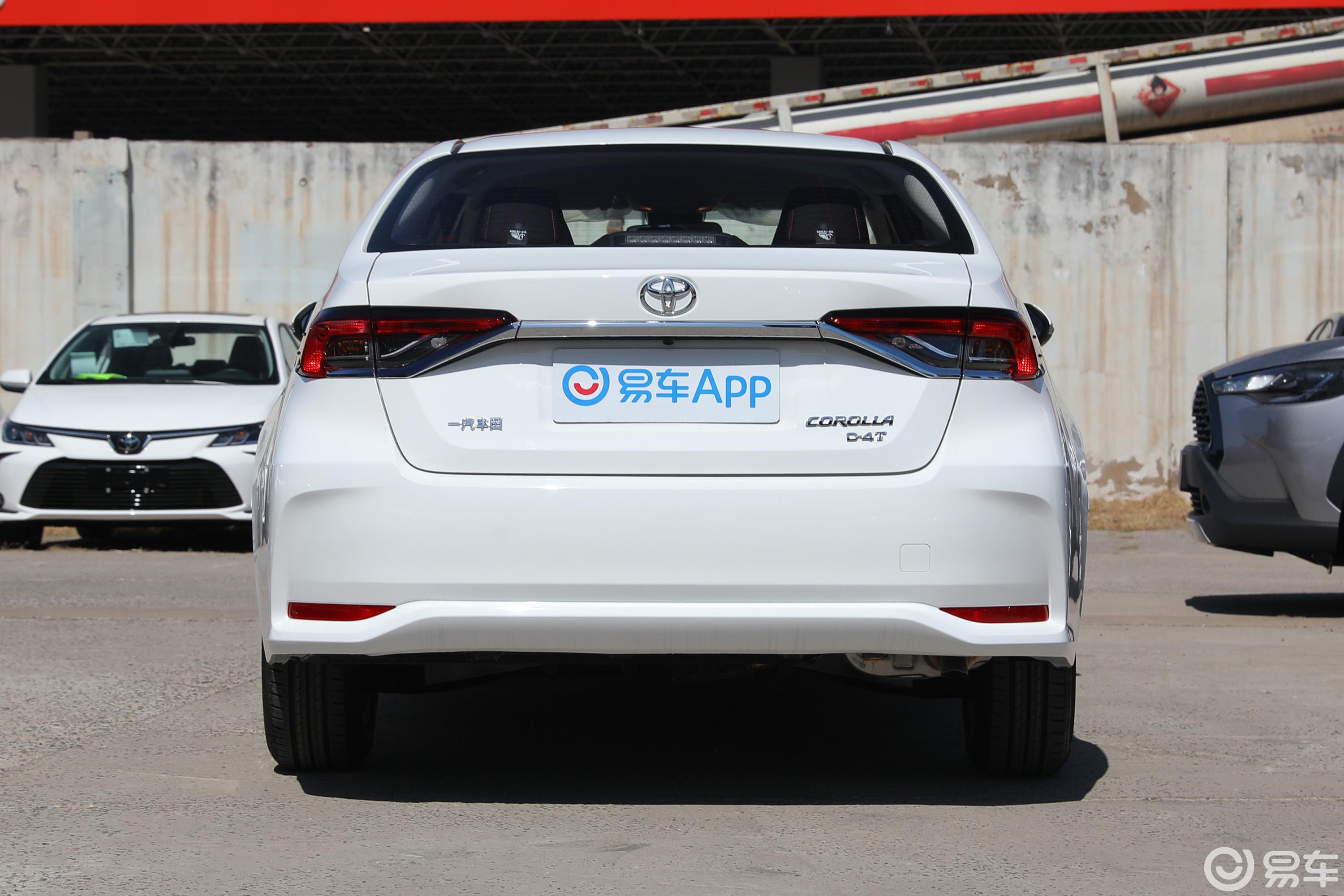 【卡罗拉1.2T S-CVT 先锋PLUS版正后水平图片-汽车图片大全】-易车