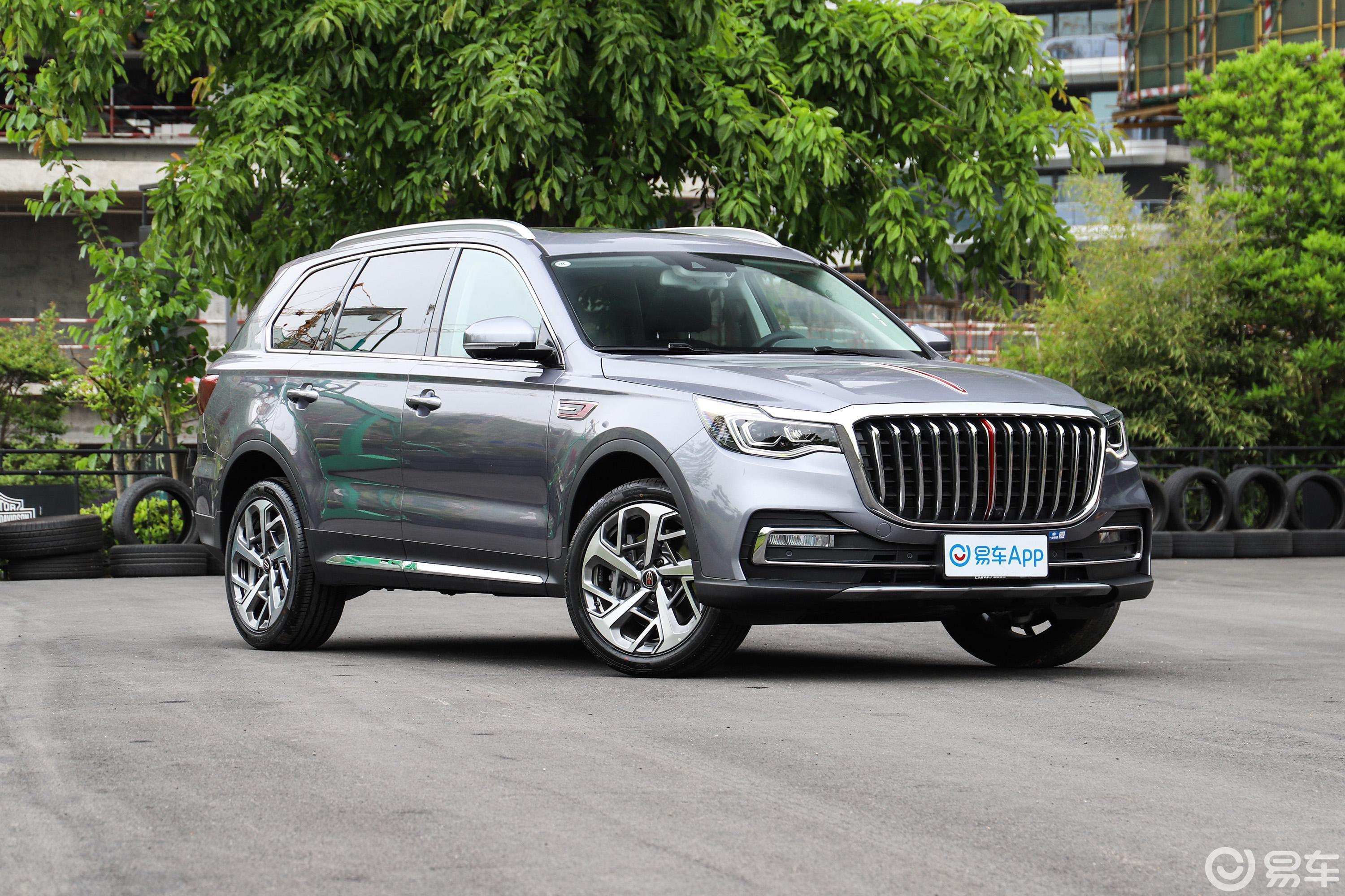 【红旗HS72.0T 双离合 两驱 智联旗畅版侧前45度车头向右水平图片-汽车图片大全】-易车