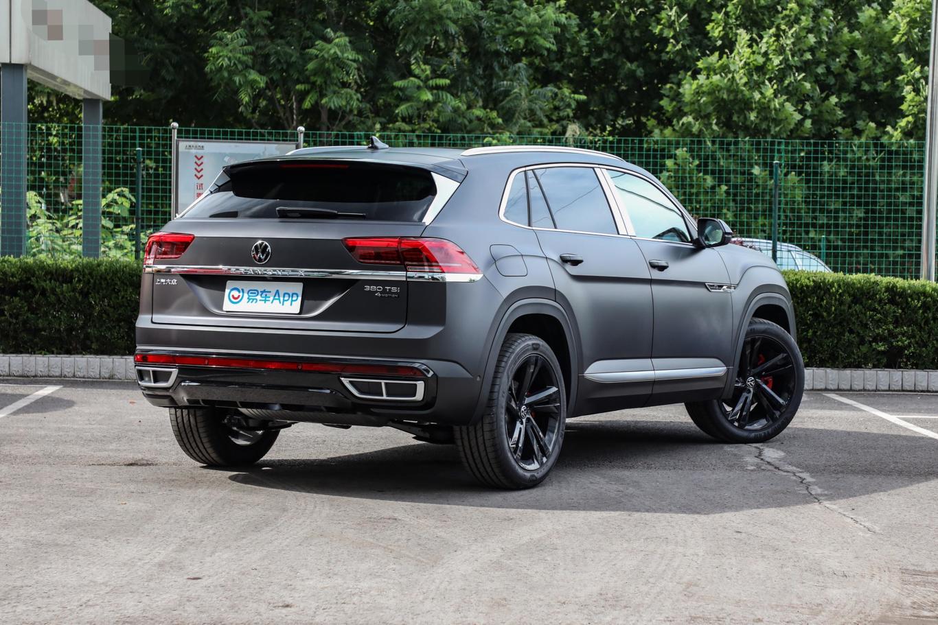 【途昂X380TSI 四驱 极夜限定版侧后45度车头向右水平图片-汽车图片大全】-易车