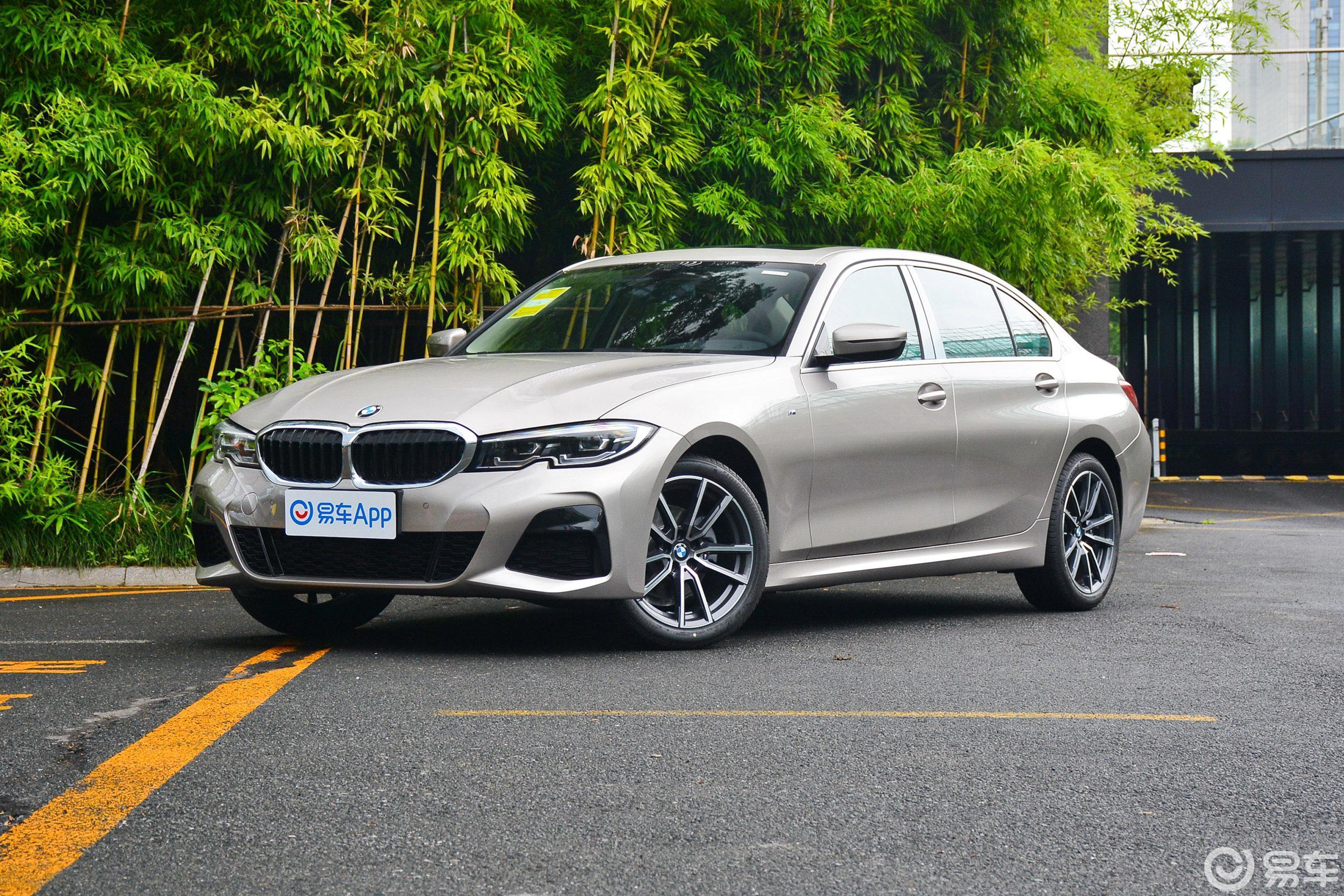 【宝马3系改款 320Li M运动套装侧前45度车头向左水平图片-汽车图片大全】-易车