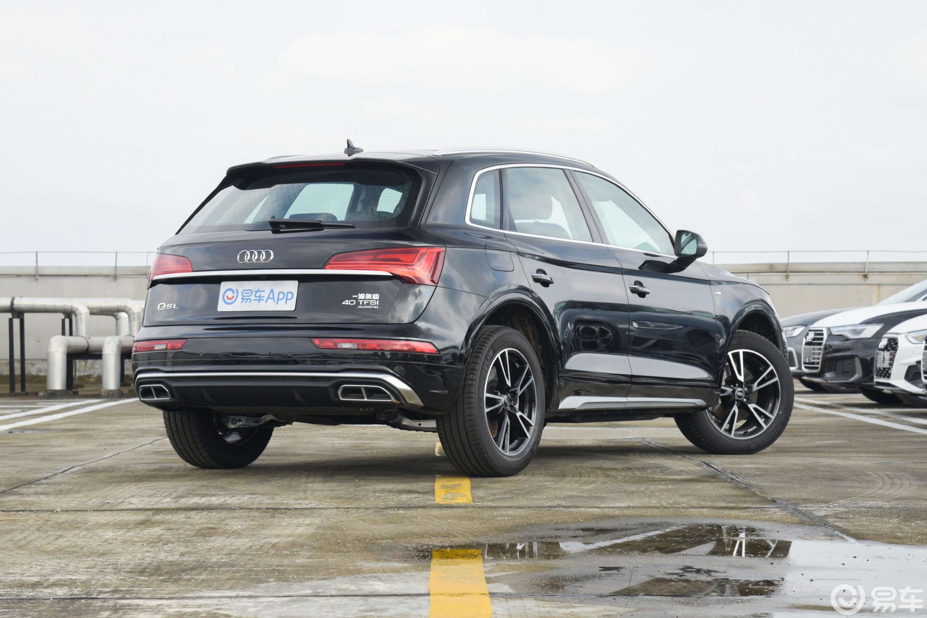 【奥迪Q5L40 TFSI 时尚动感型侧后45度车头向右水平图片-汽车图片大全】-易车