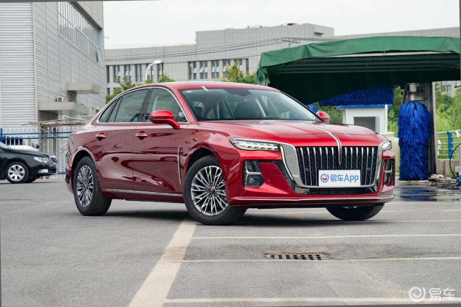 【红旗H52023款1.5T 双离合旗韵版侧前45度车头向右水平汽车图片-汽车图片大全】-易车