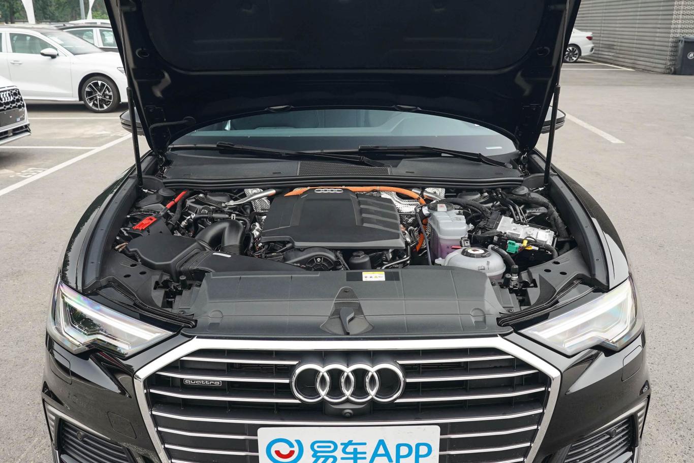 【奥迪A6L 插电混动55 TFSI e quattro前舱整体图片-汽车图片大全】-易车