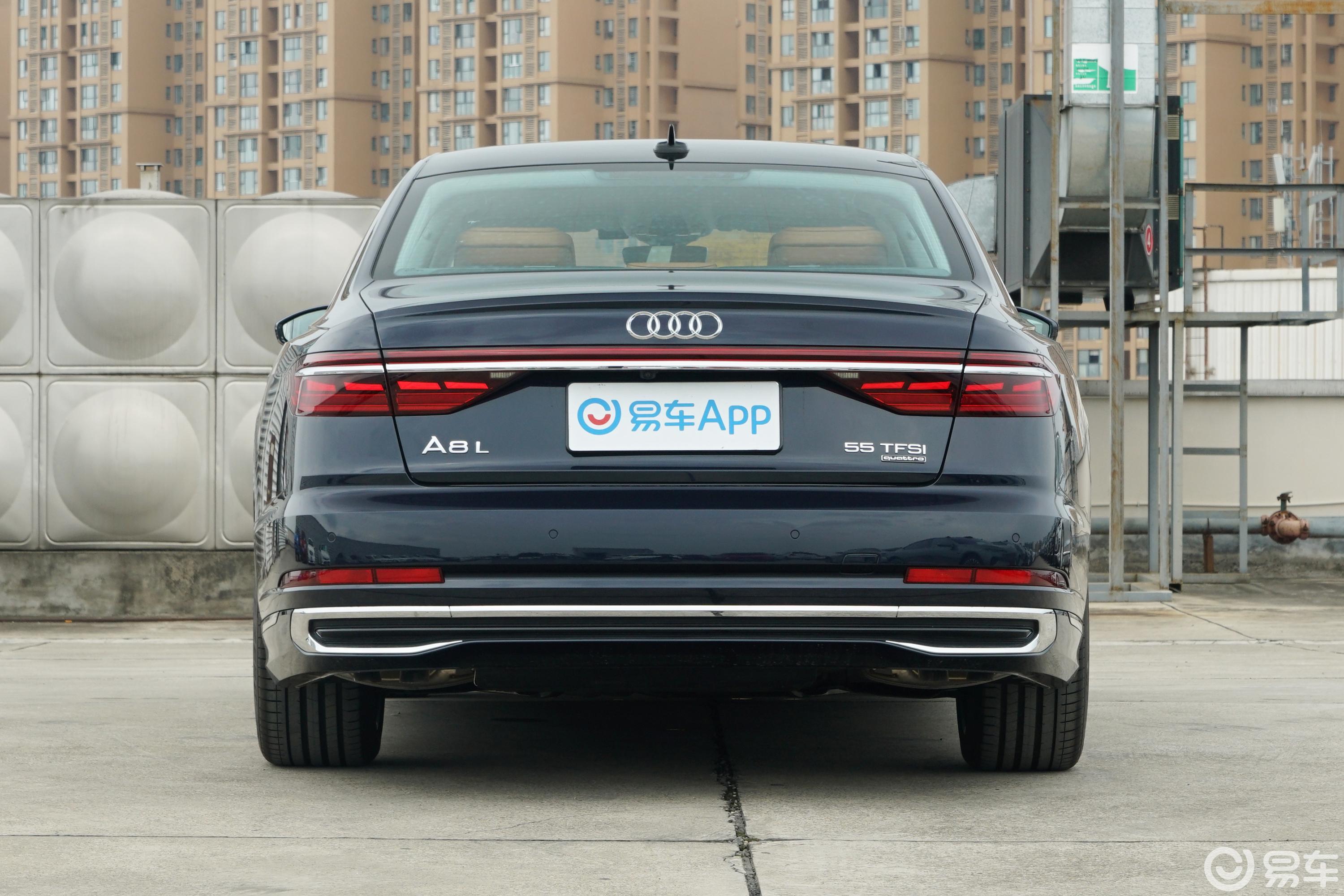 【奥迪A8改款 A8L 55 TFSI quattro 旗舰型正后水平图片-汽车图片大全】-易车