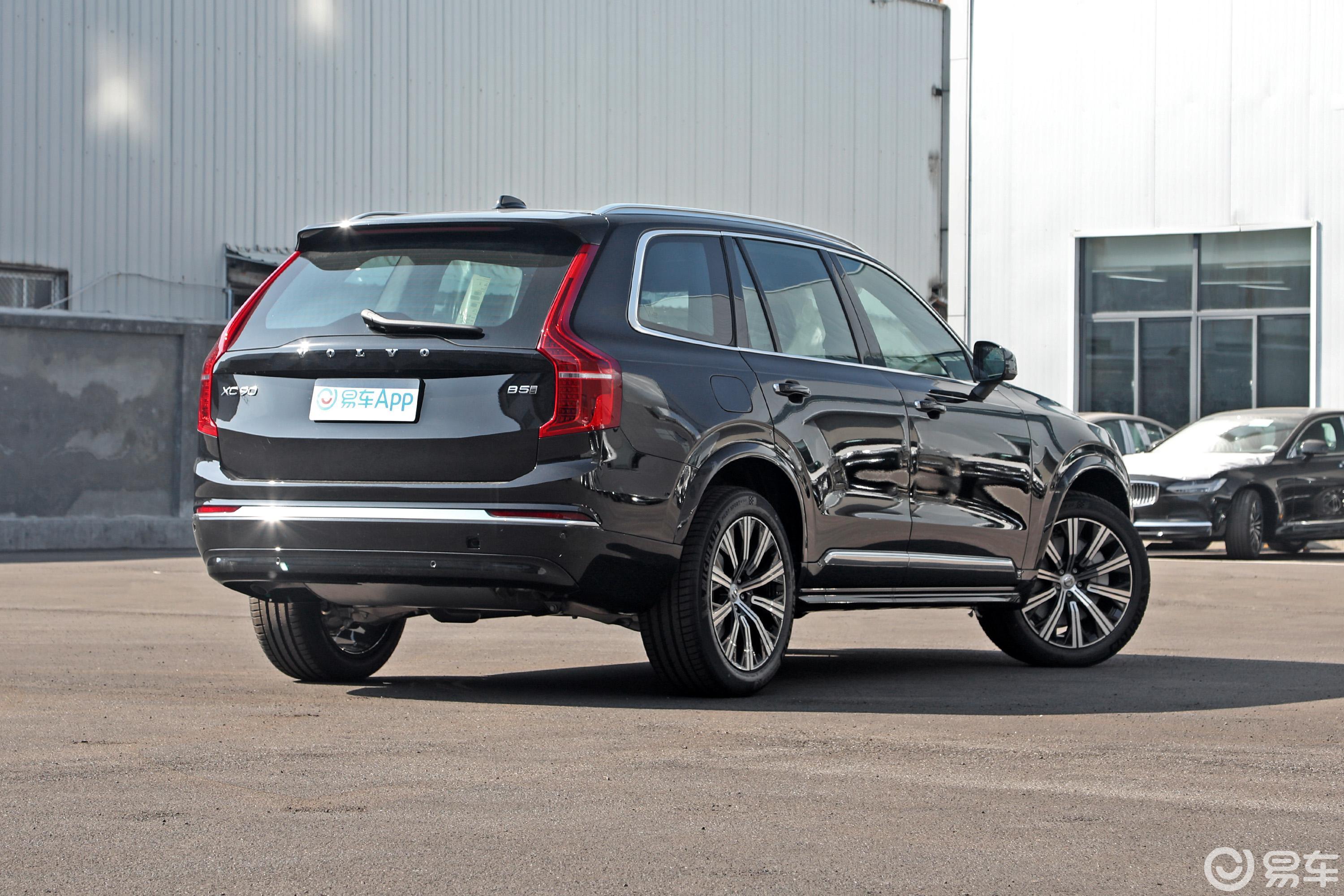 【沃尔沃XC90B5 智行豪华版 5座侧后45度车头向右水平图片-汽车图片大全】-易车