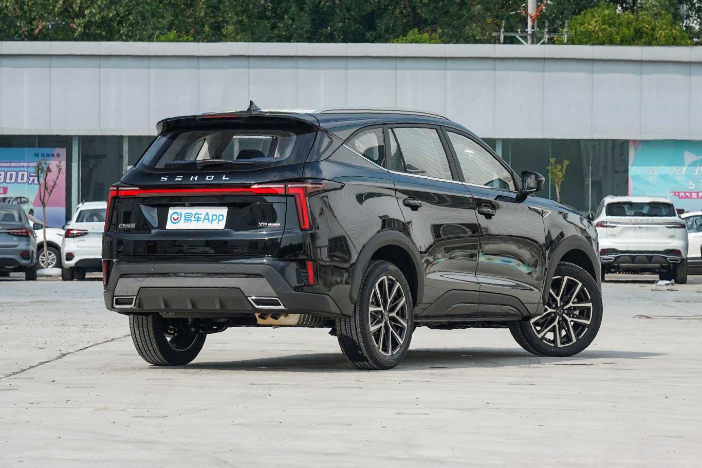 【思皓X8 PLUS1.5T 双离合智家版 6座侧后45度车头向右水平图片-汽车图片大全】-易车