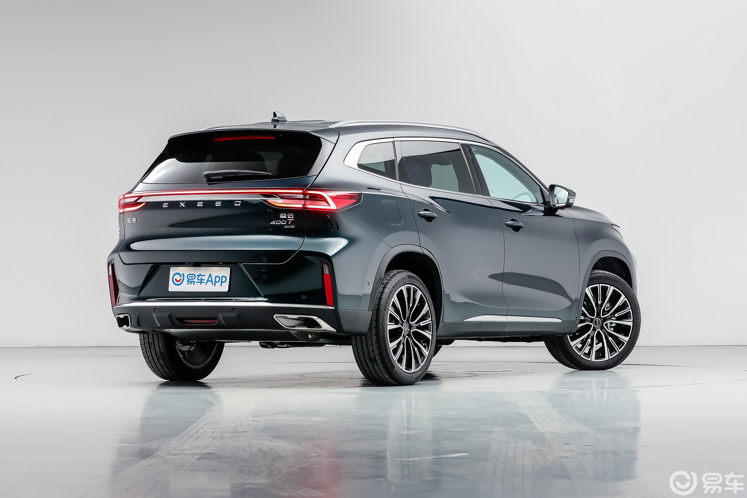 【星途凌云400T 四驱星尊版侧后45度车头向右水平图片-汽车图片大全】-易车