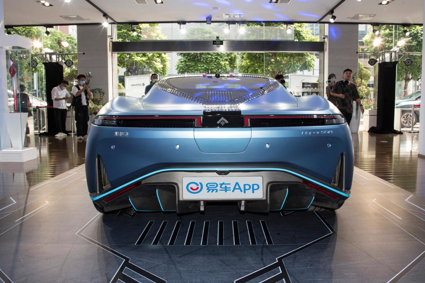 【昊铂SSRHyper SSR Ultimate 赛道版正后水平图片-汽车图片大全】-易车