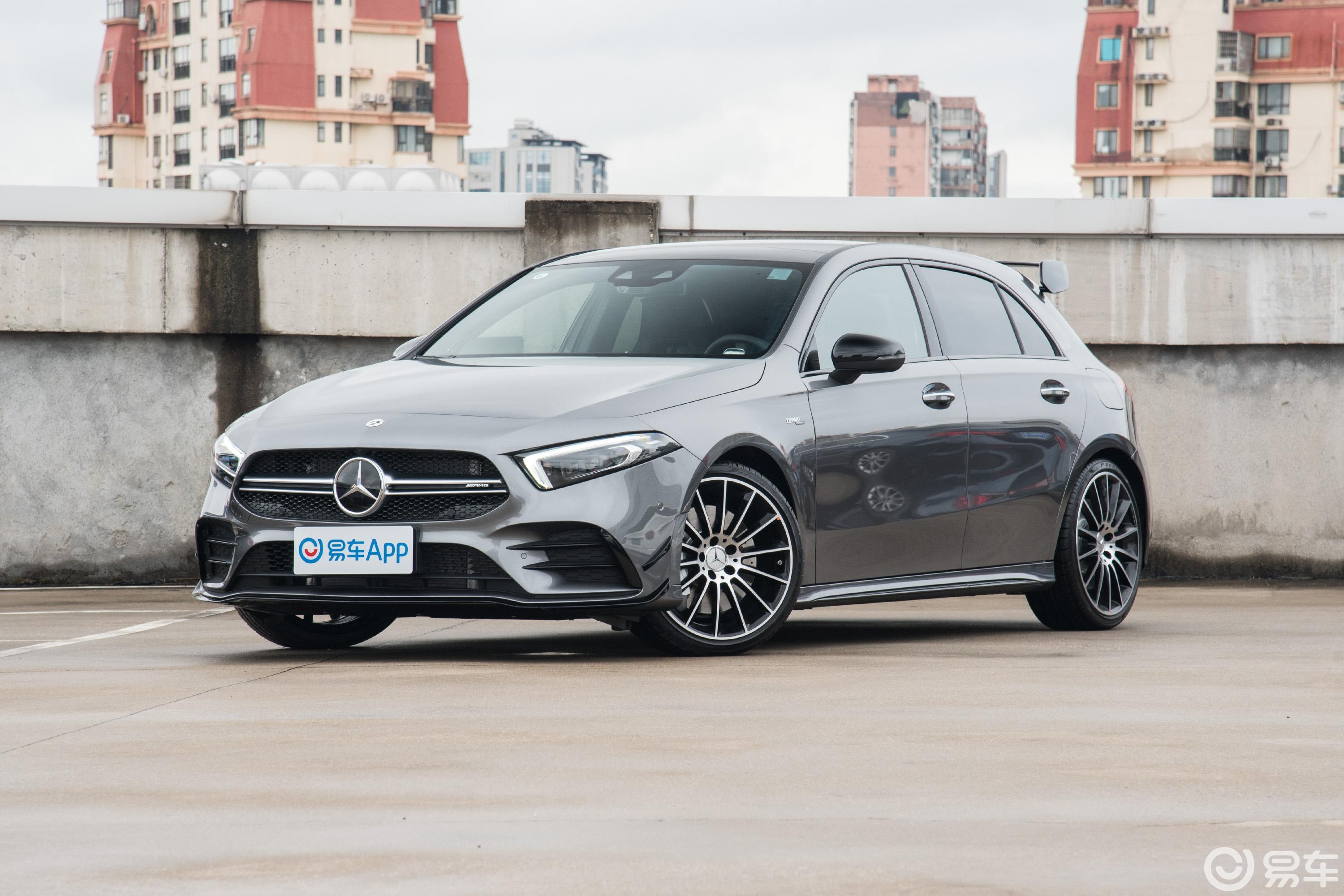 【奔驰A级 AMG(进口)AMG A 35 4MATIC侧前45度车头向左水平图片-汽车图片大全】-易车