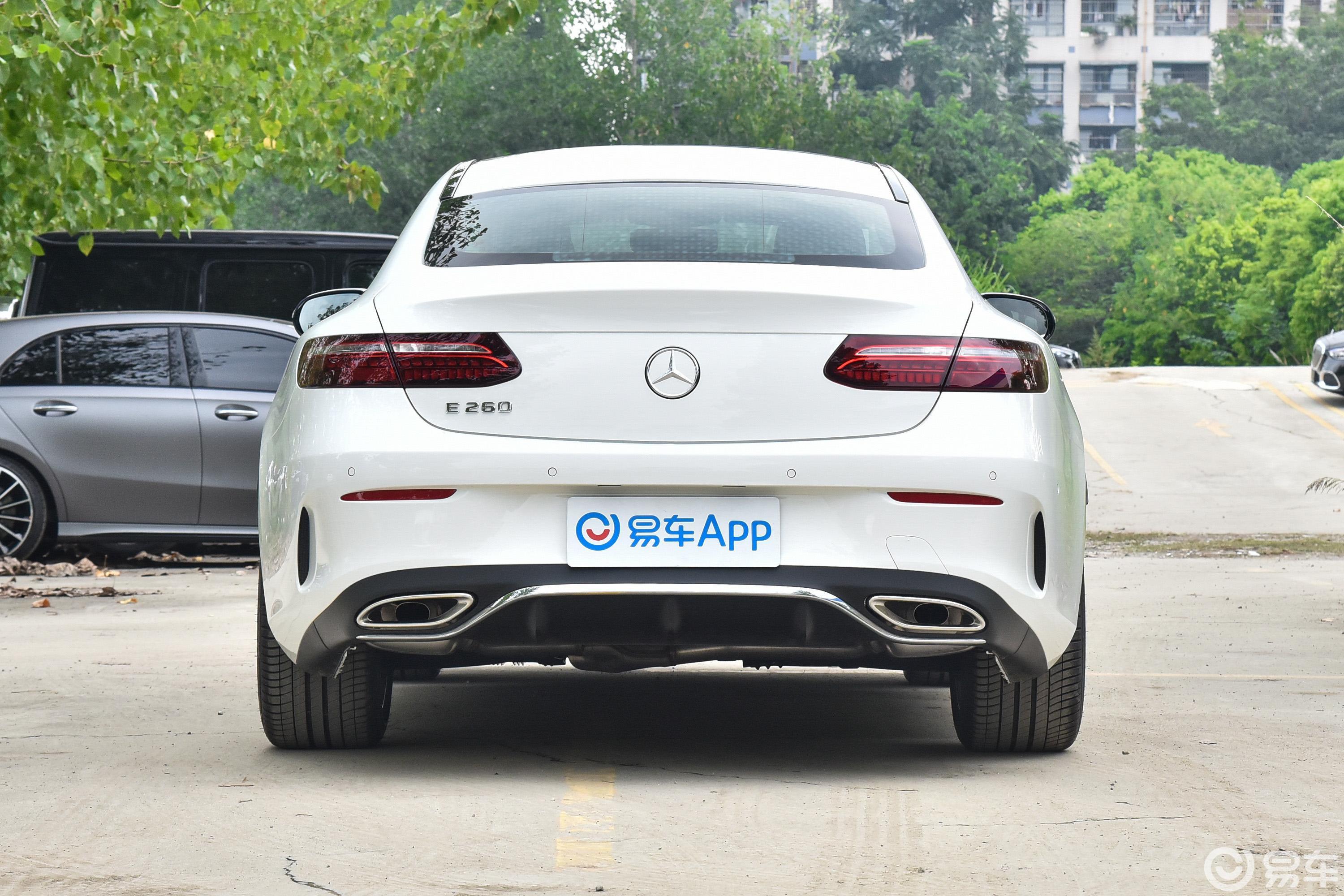 【奔驰E级(进口)E 260 轿跑车正后水平图片-汽车图片大全】-易车