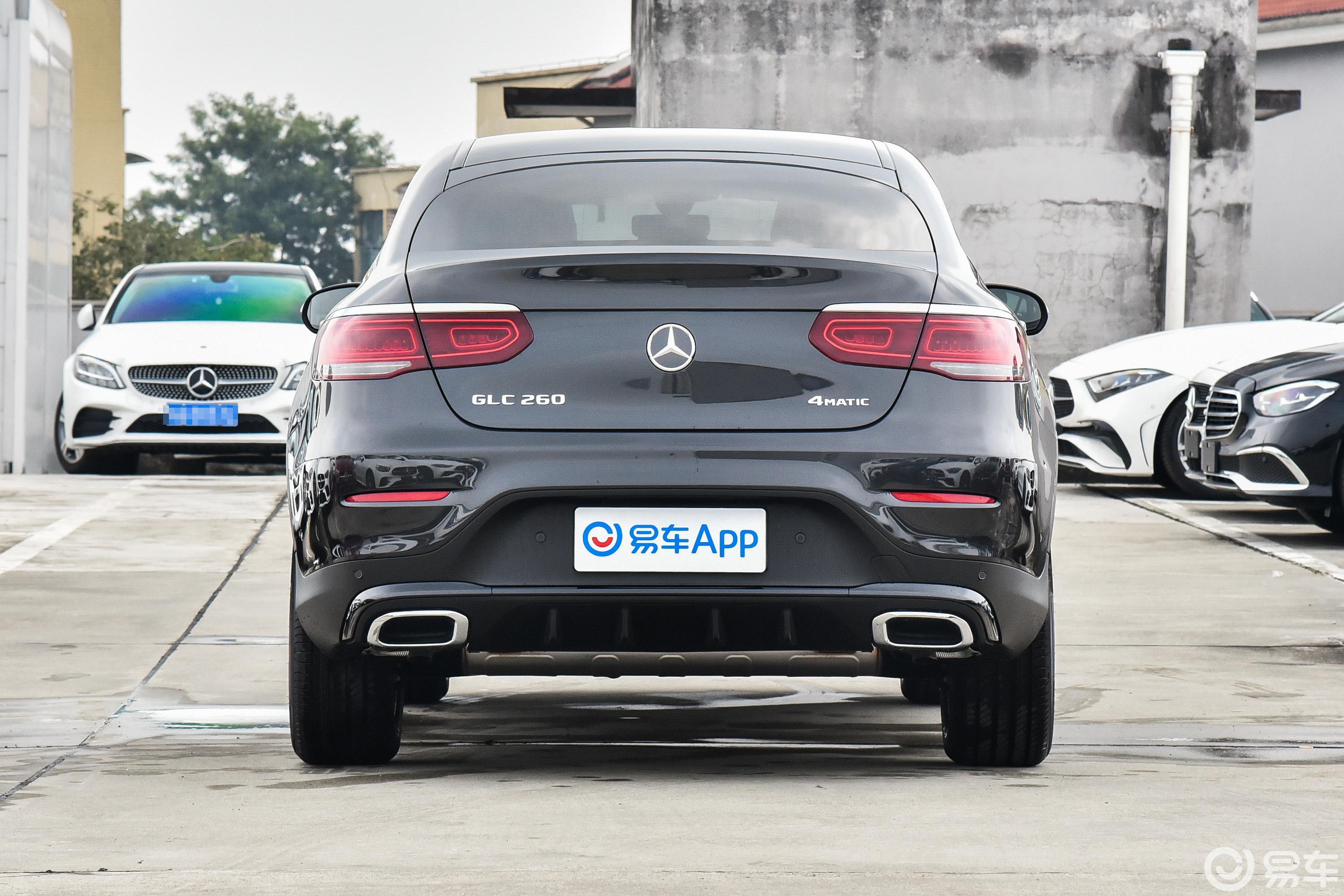 【奔驰GLC轿跑GLC 260 4MATIC 轿跑SUV正后水平图片-汽车图片大全】-易车