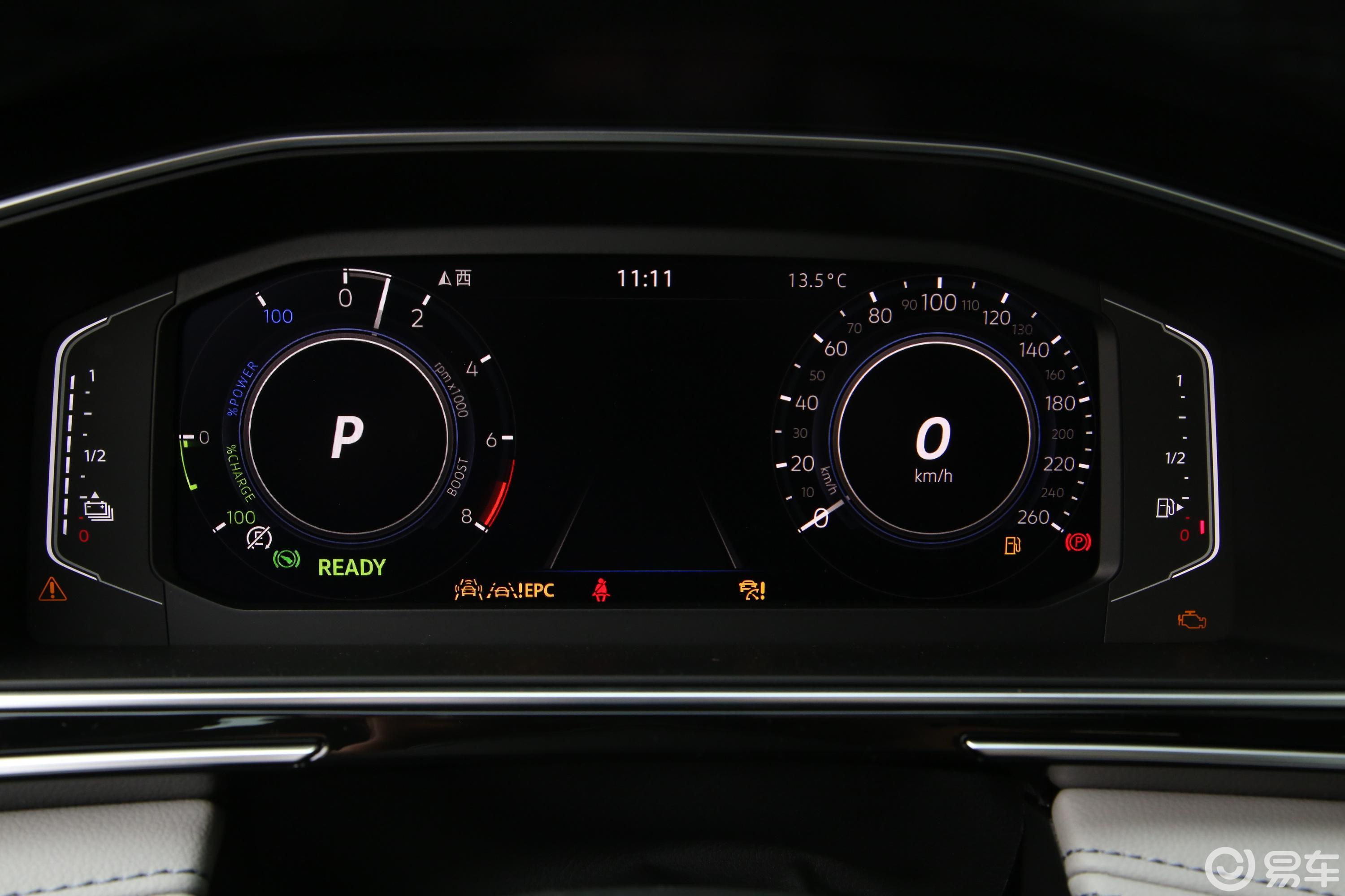 【途观l 插电混动430phev 尊贵版仪表盘图片 汽车图片大全】 易车