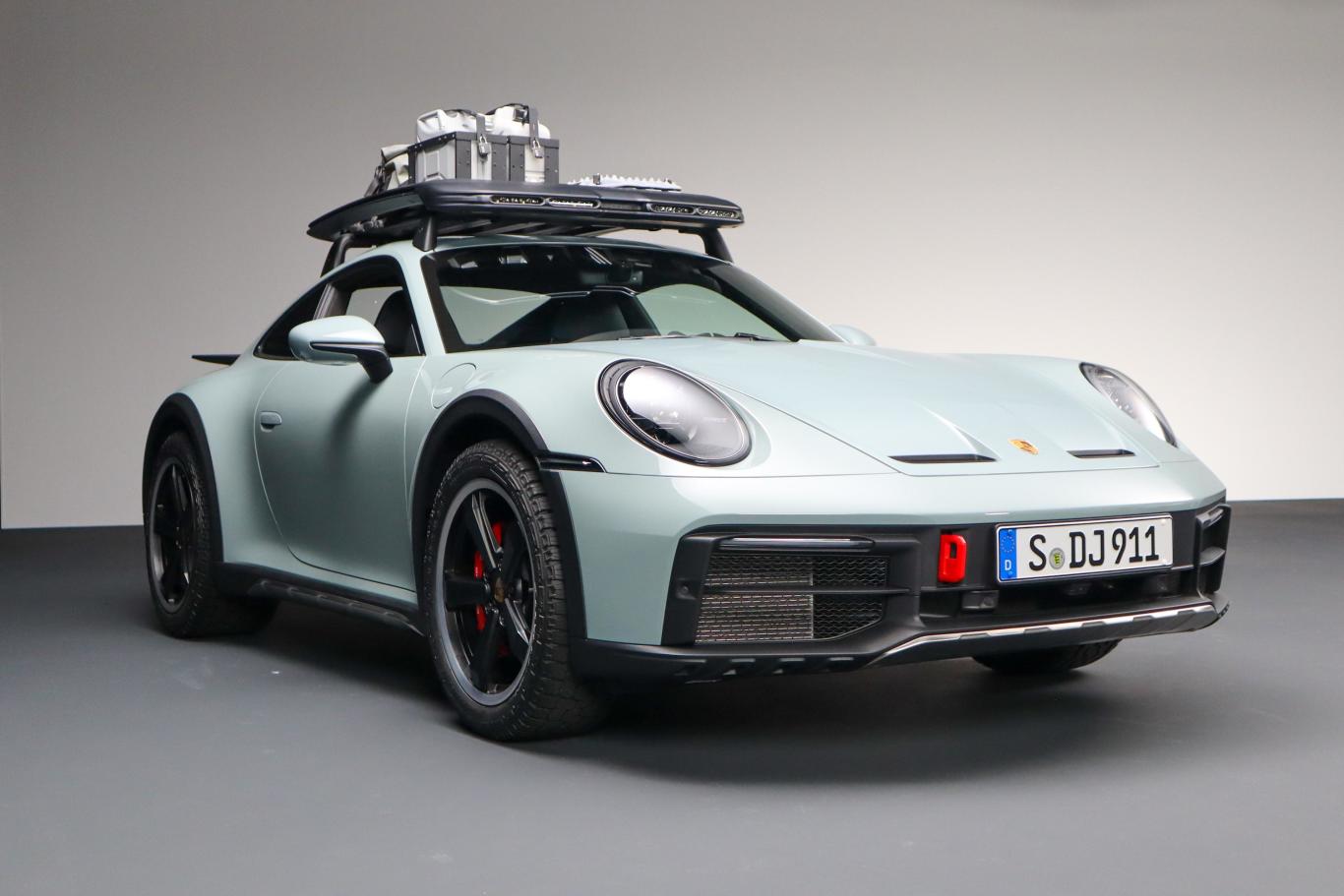 【保时捷911Dakar 德国版侧前45度车头向右水平图片-汽车图片大全】-易车