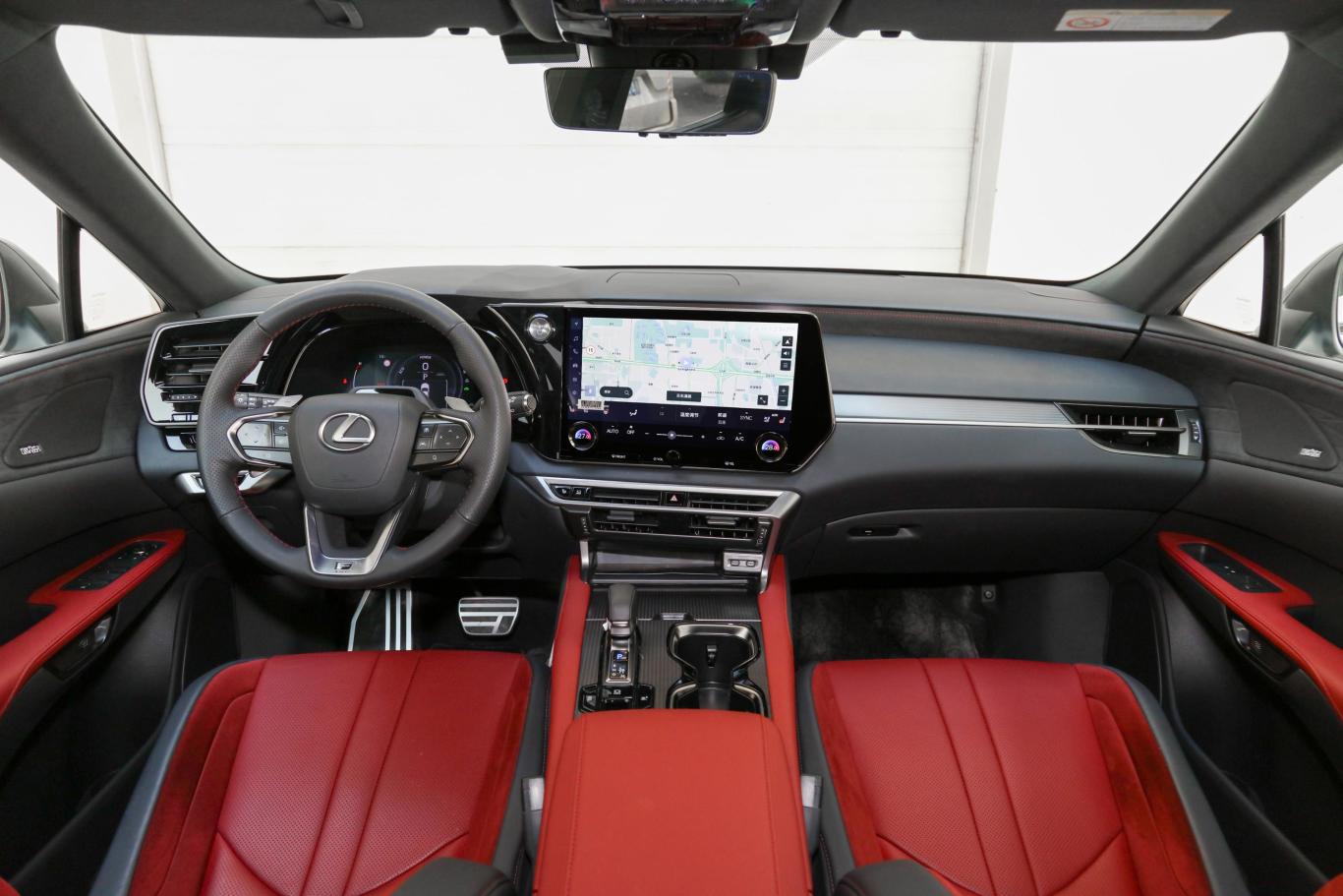 【雷克萨斯RX500h 四驱F SPORT Performance内饰全景正拍图片-汽车图片大全】-易车