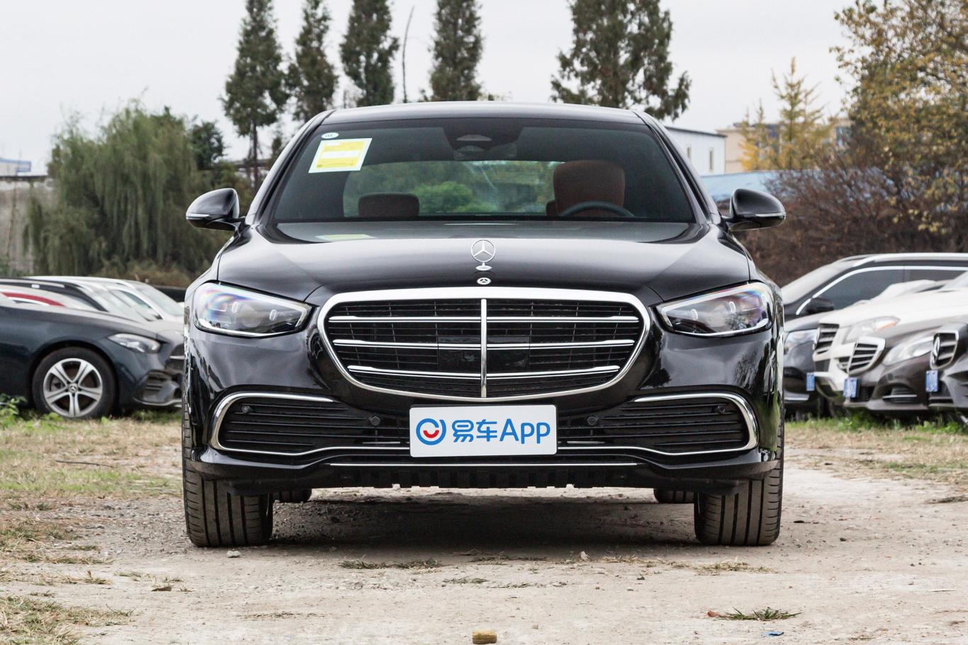 【奔驰S级S 400 L 商务型正前水平图片-汽车图片大全】-易车