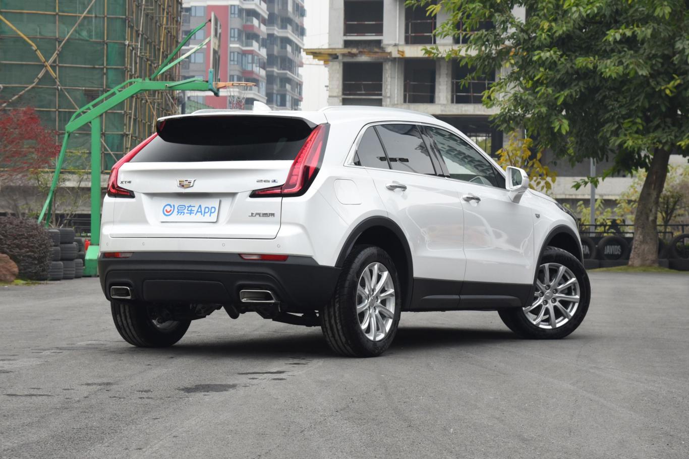 【凯迪拉克XT428T 两驱风尚型侧后45度车头向右水平图片-汽车图片大全】-易车