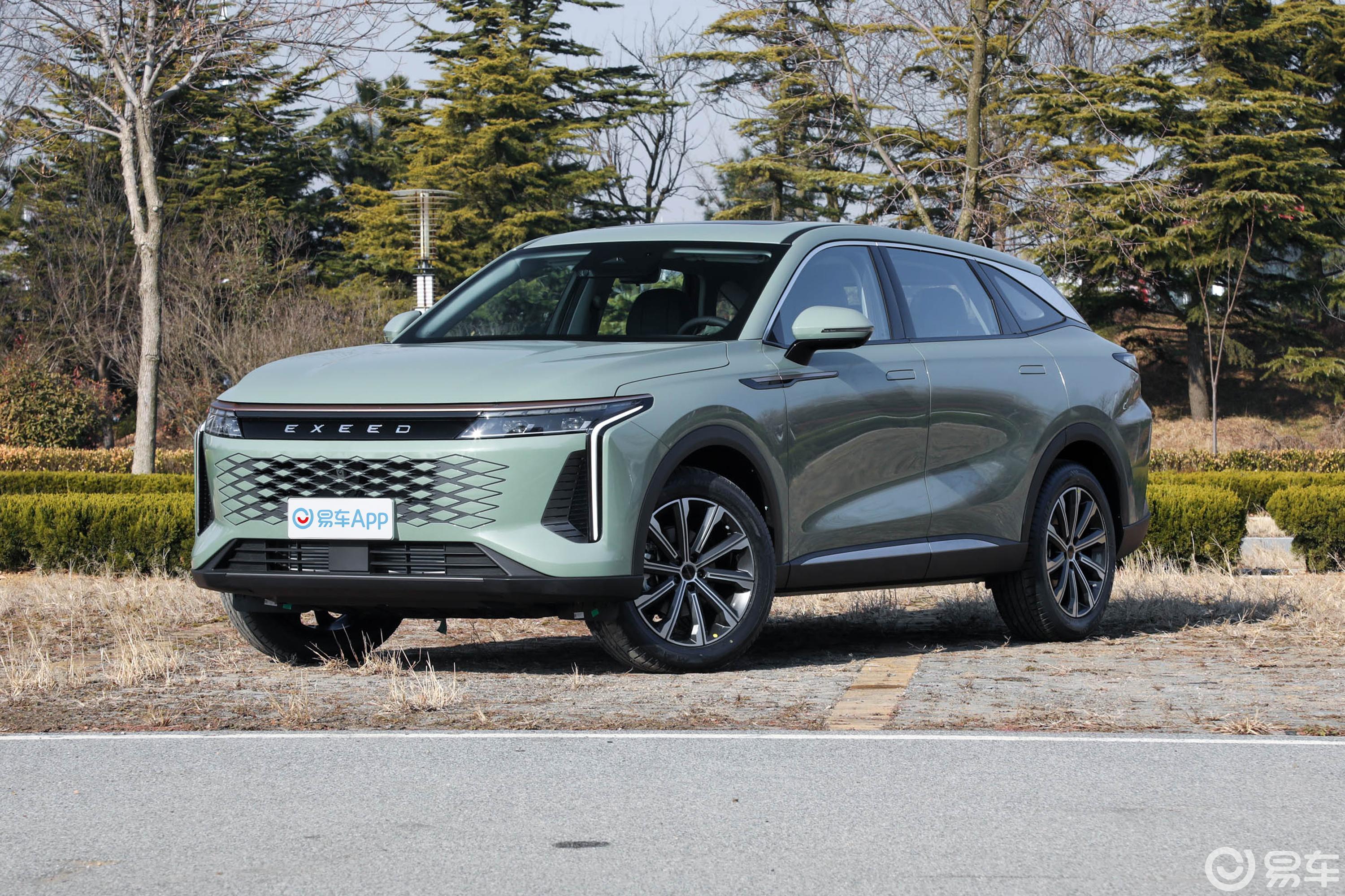 【星途瑶光400T 两驱试装车侧前45度车头向左水平图片-汽车图片大全】-易车