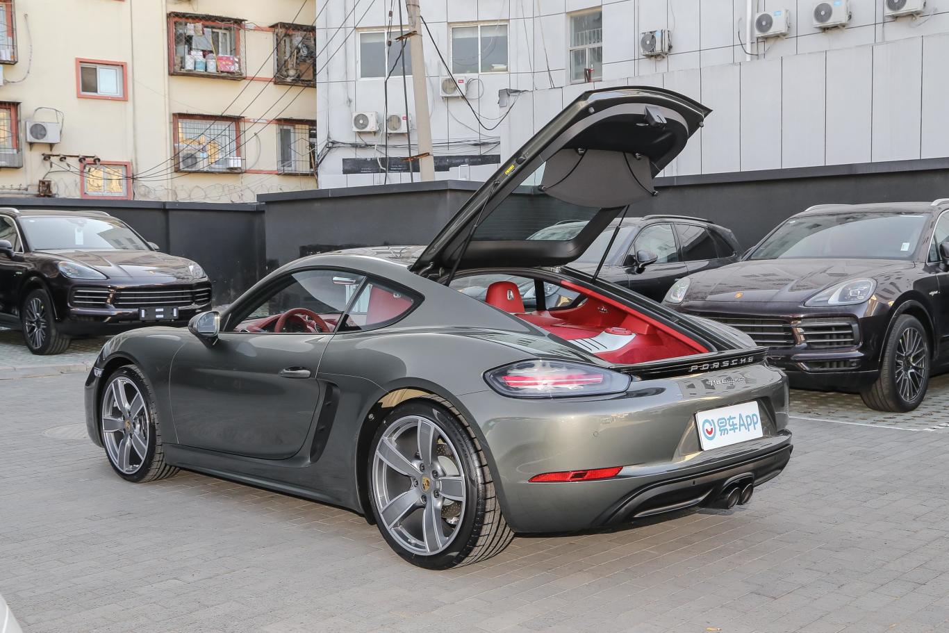【保时捷718Cayman 2.0T后备厢开启45度侧拍图片-汽车图片大全】-易车