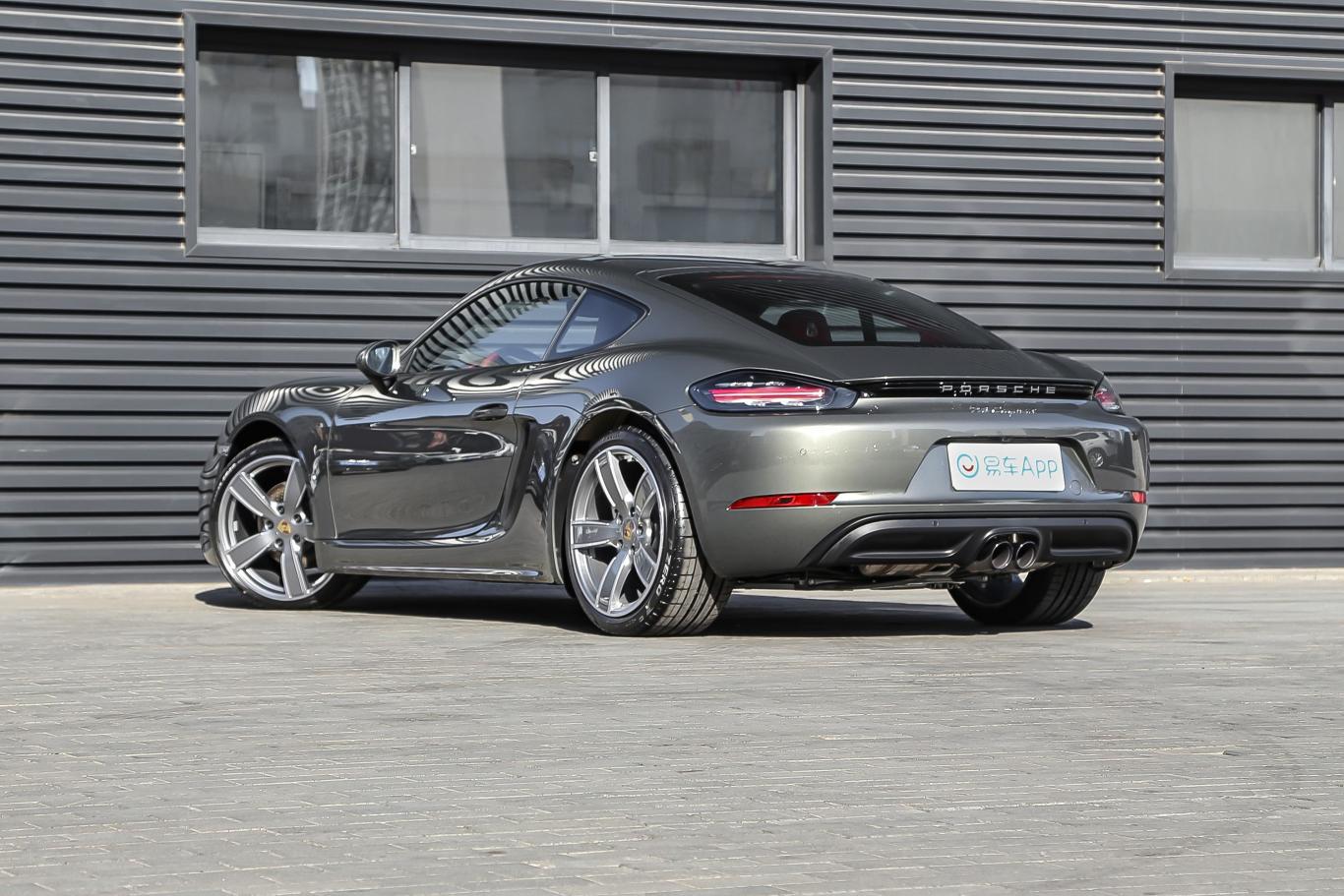 【保时捷718Cayman 2.0T侧后45度车头向左水平图片-汽车图片大全】-易车