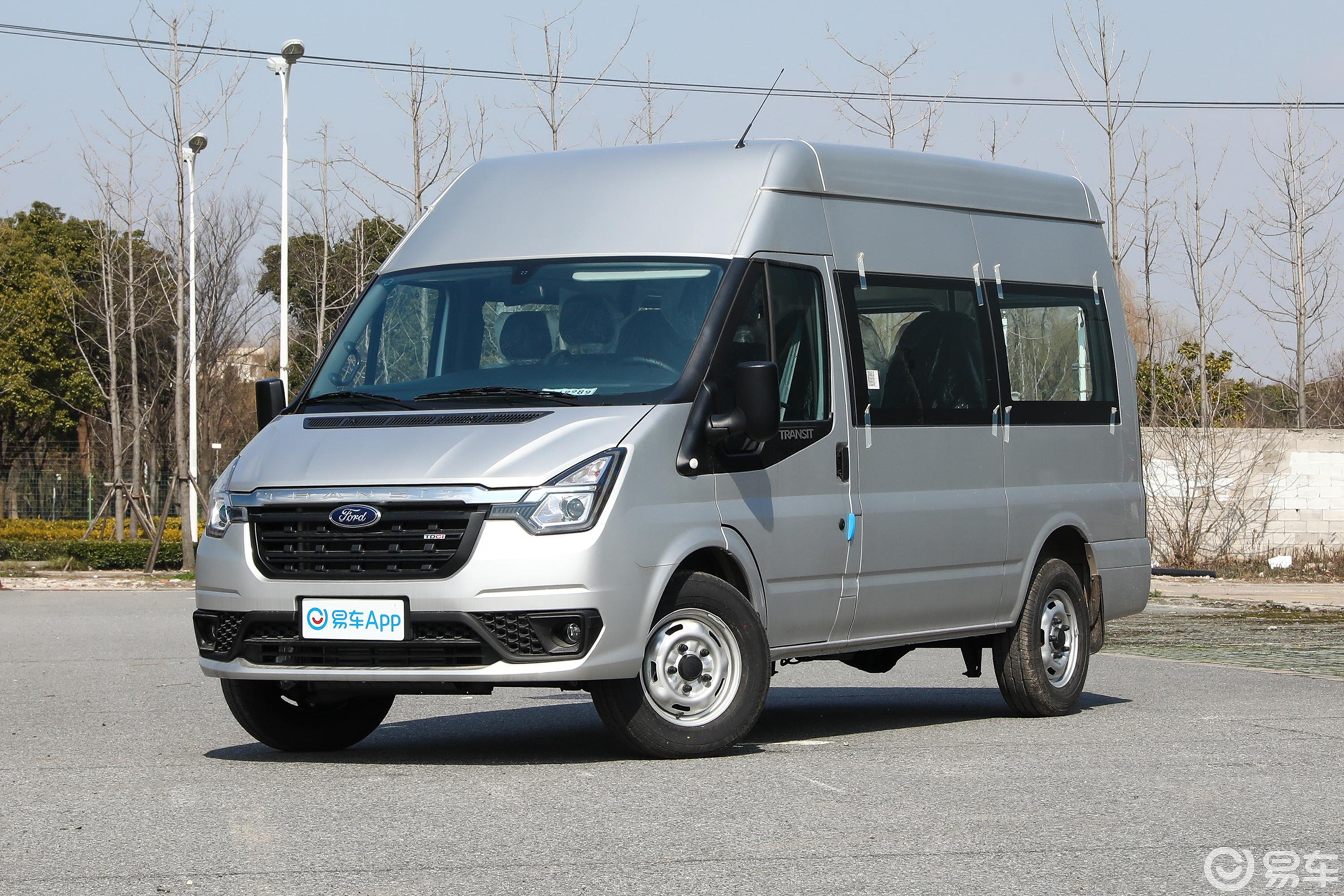 【新世代全顺Pro 2.2T AMT中轴中高顶物流车 7座侧前45度车头向左水平图片-汽车图片大全】-易车