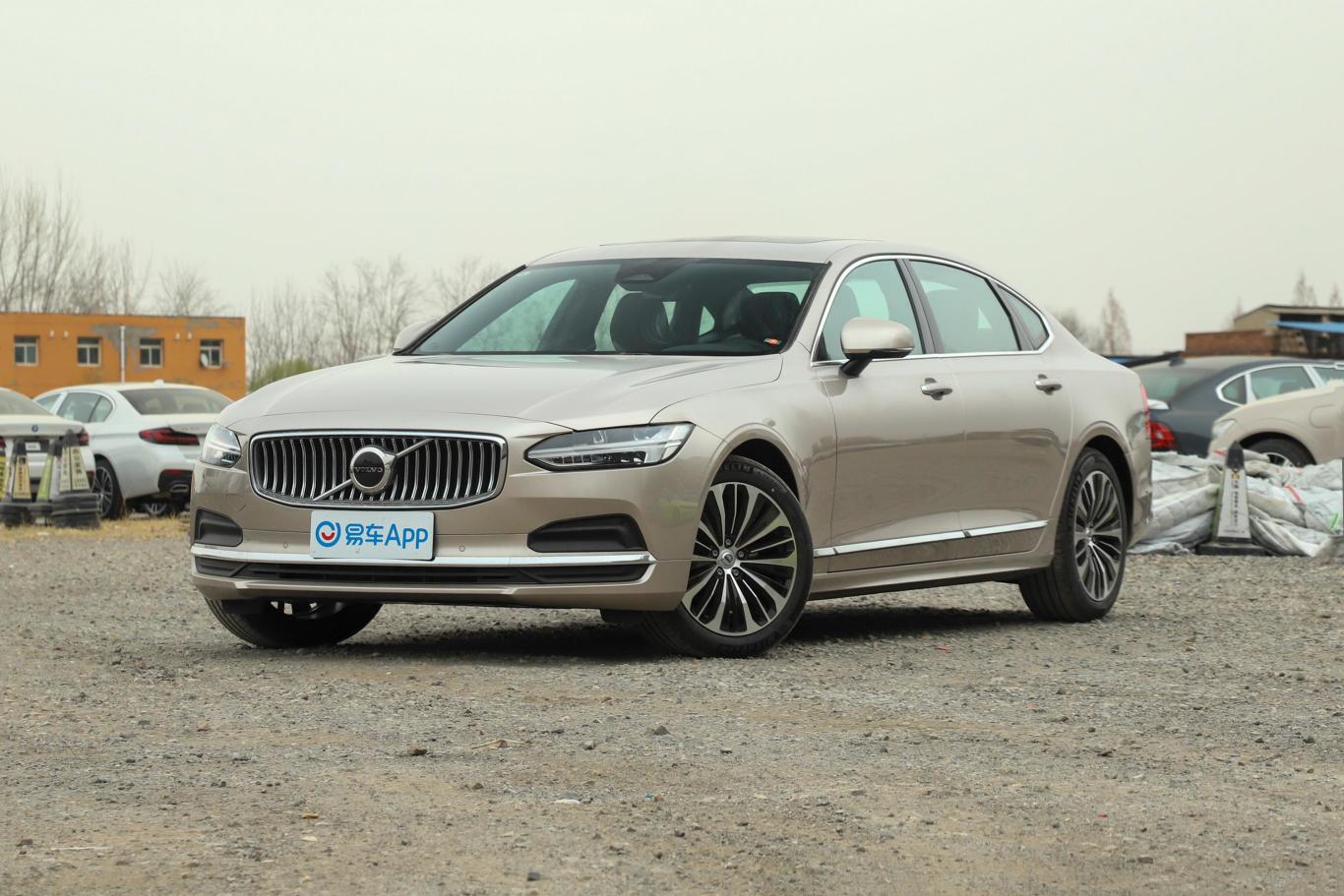 【沃尔沃S90B5 智逸豪华版侧前45度车头向左水平图片-汽车图片大全】-易车