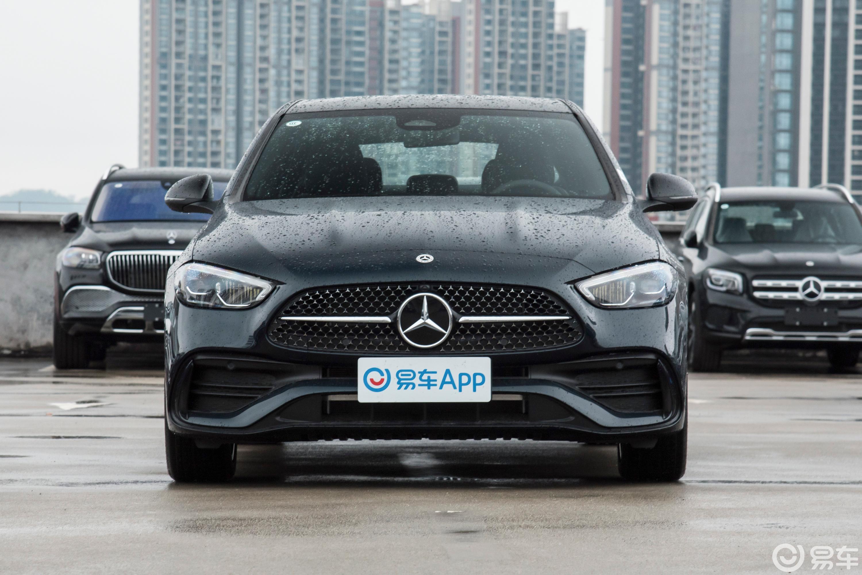 【奔驰C级改款 C 260 L 皓夜运动版正前水平图片-汽车图片大全】-易车