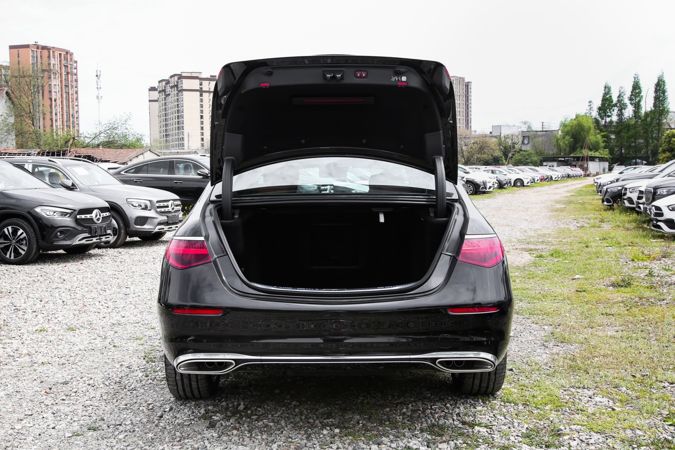 【奔驰S级改款 S 400 L 商务型后备厢图片-汽车图片大全】-易车