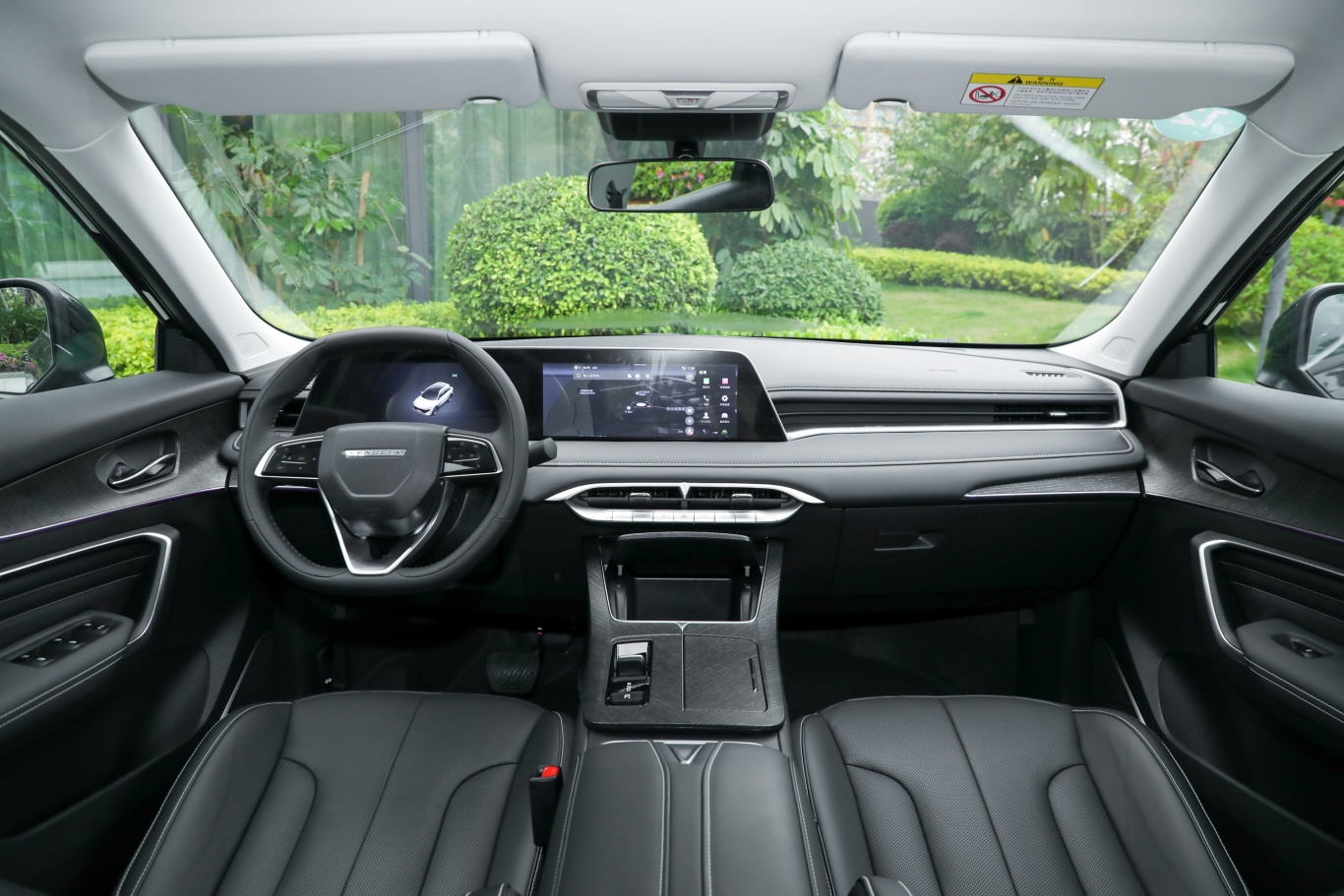 【启辰大V DD-i超混动110km iT版内饰全景正拍图片-汽车图片大全】-易车