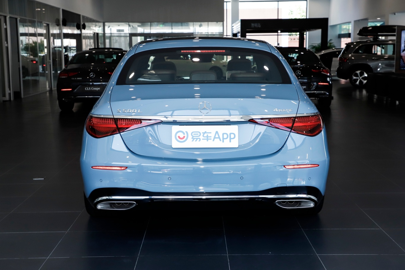 【奔驰S级S 500 L 4MATIC 匠心高定版正后水平图片-汽车图片大全】-易车
